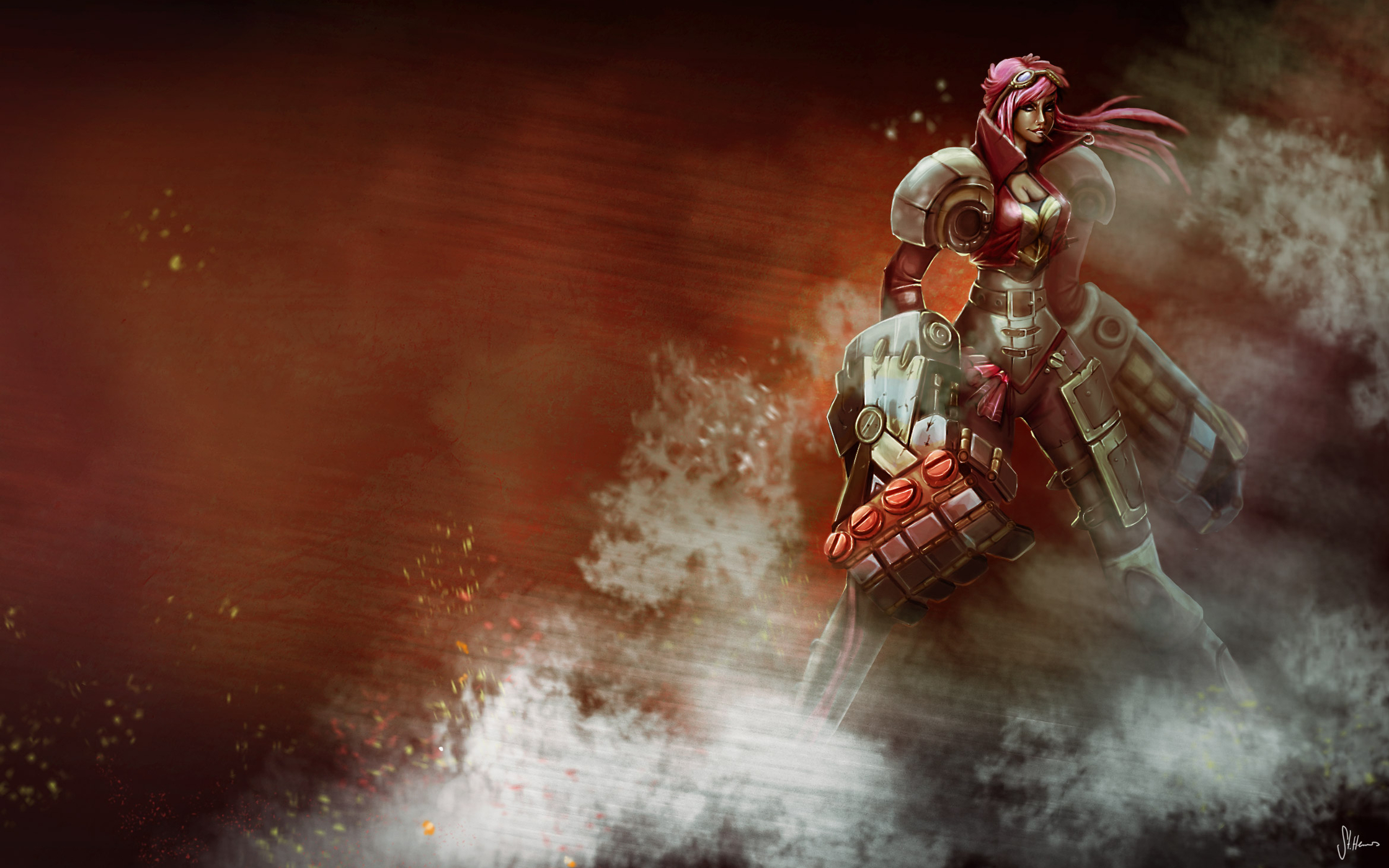 Download VI (League Of Legends) Video Game League Of Legends HD Wallpaper