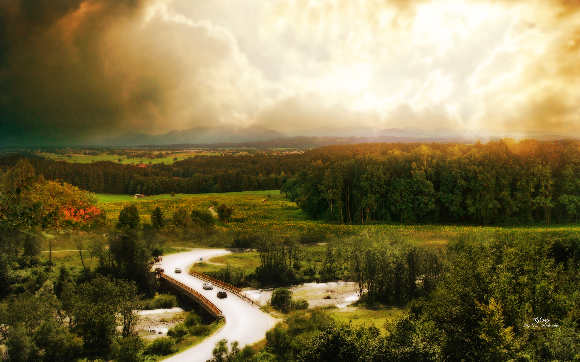 Download Artistic Landscape HD Wallpaper by Andrea Andrade