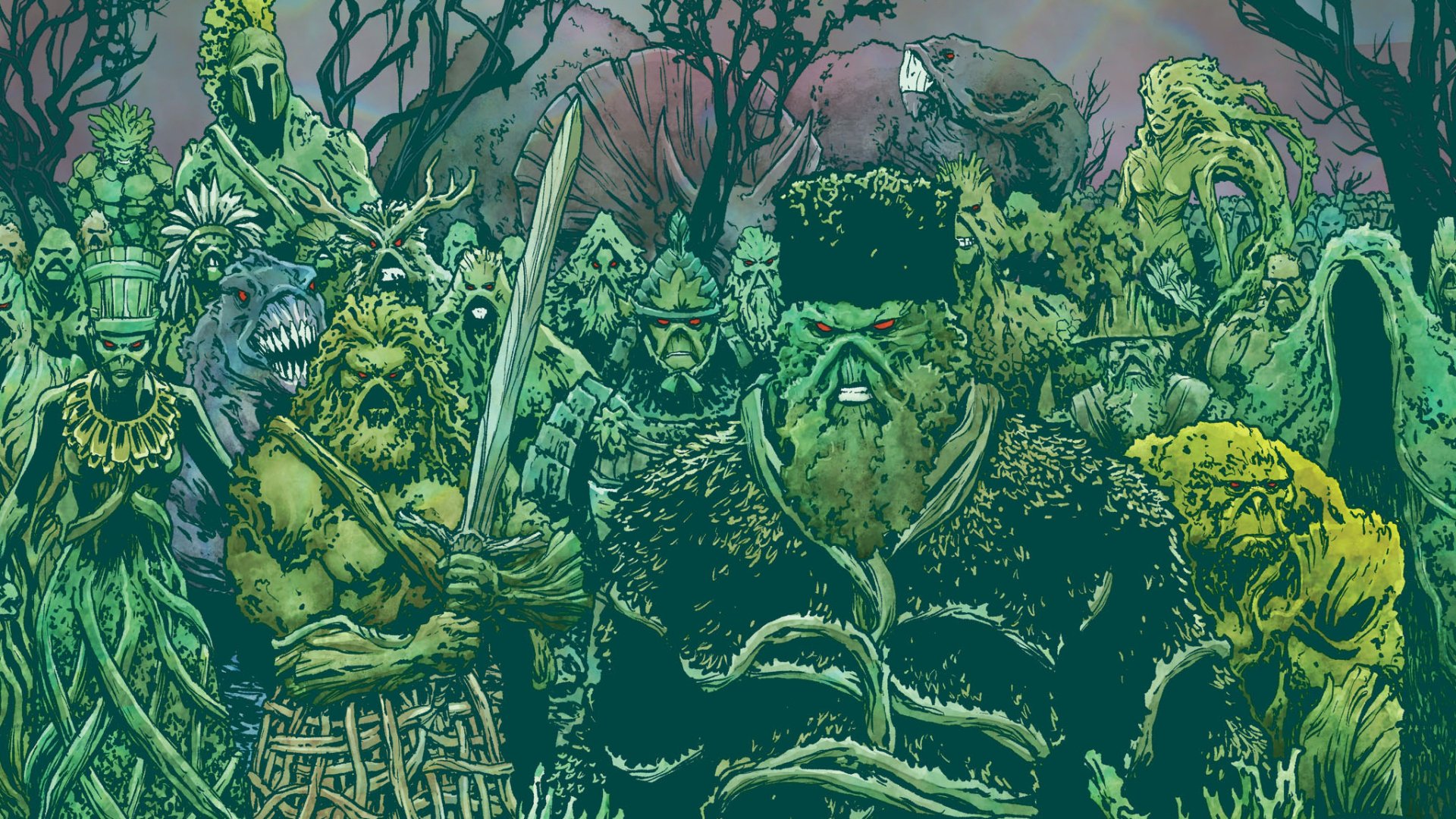 Download Comic Swamp Thing HD Wallpaper