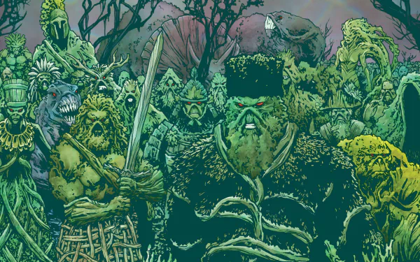 Download Comic Swamp Thing HD Wallpaper