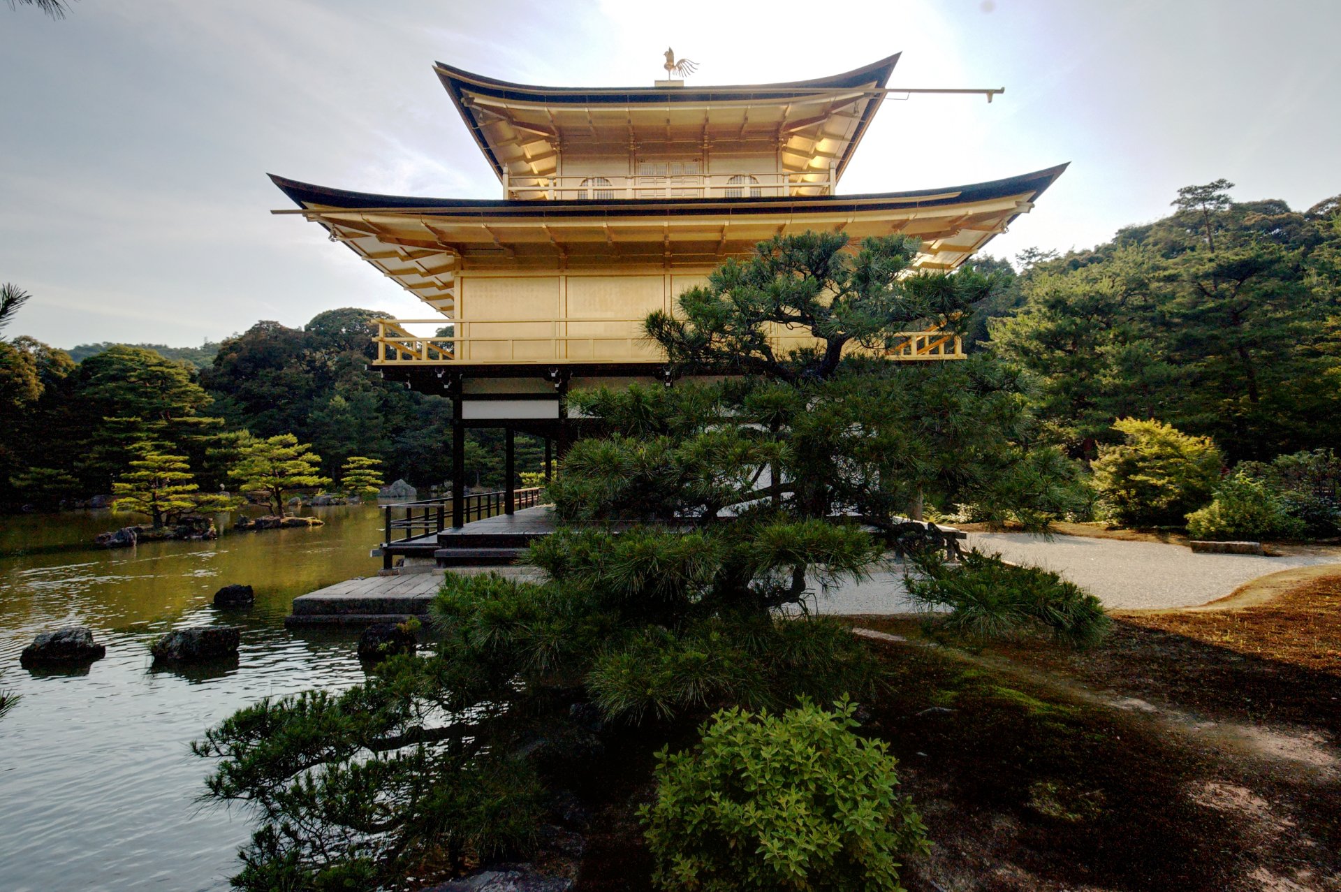 Download Temple Zen Japan Kyoto Religious Kinkaku-ji HD Wallpaper