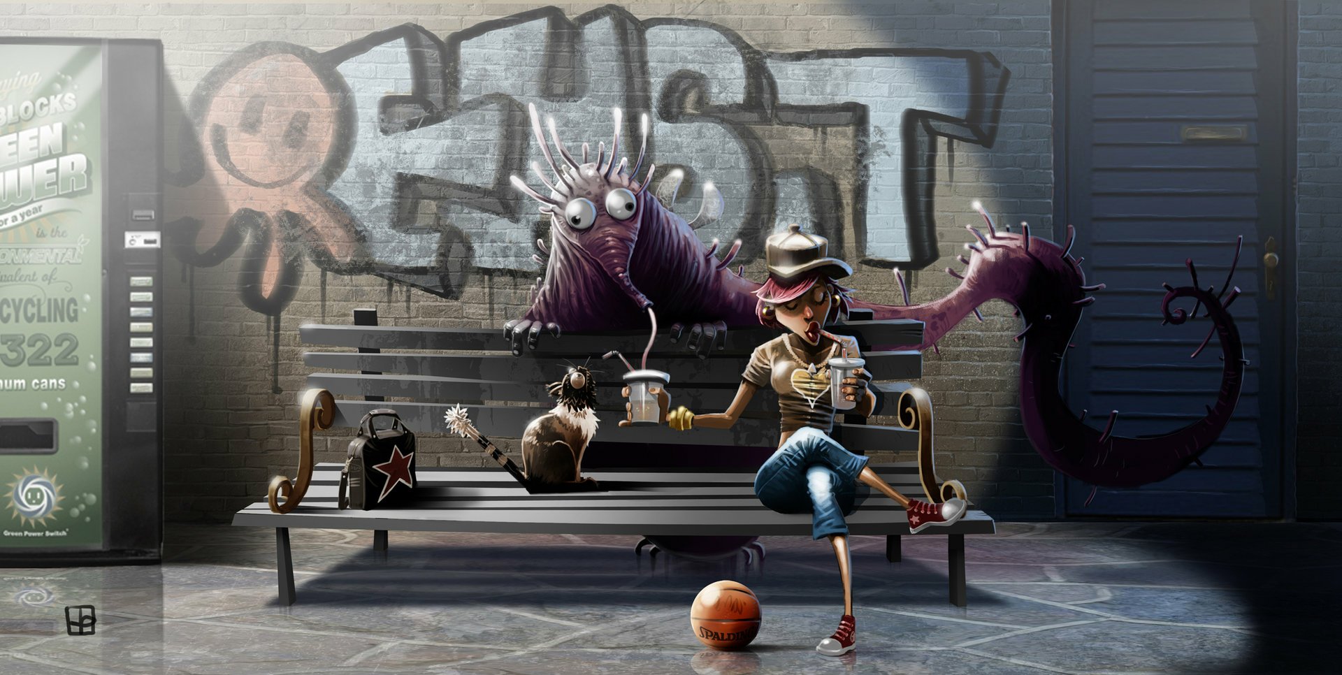 Download Funny Creature Wallpaper