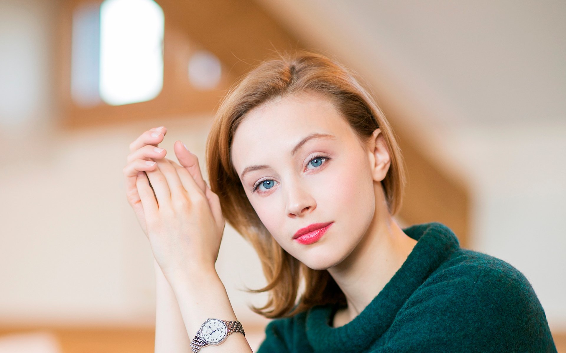 Sarah Gadon: Canadian Blonde Beauty with Striking Blue Eyes – HD ...