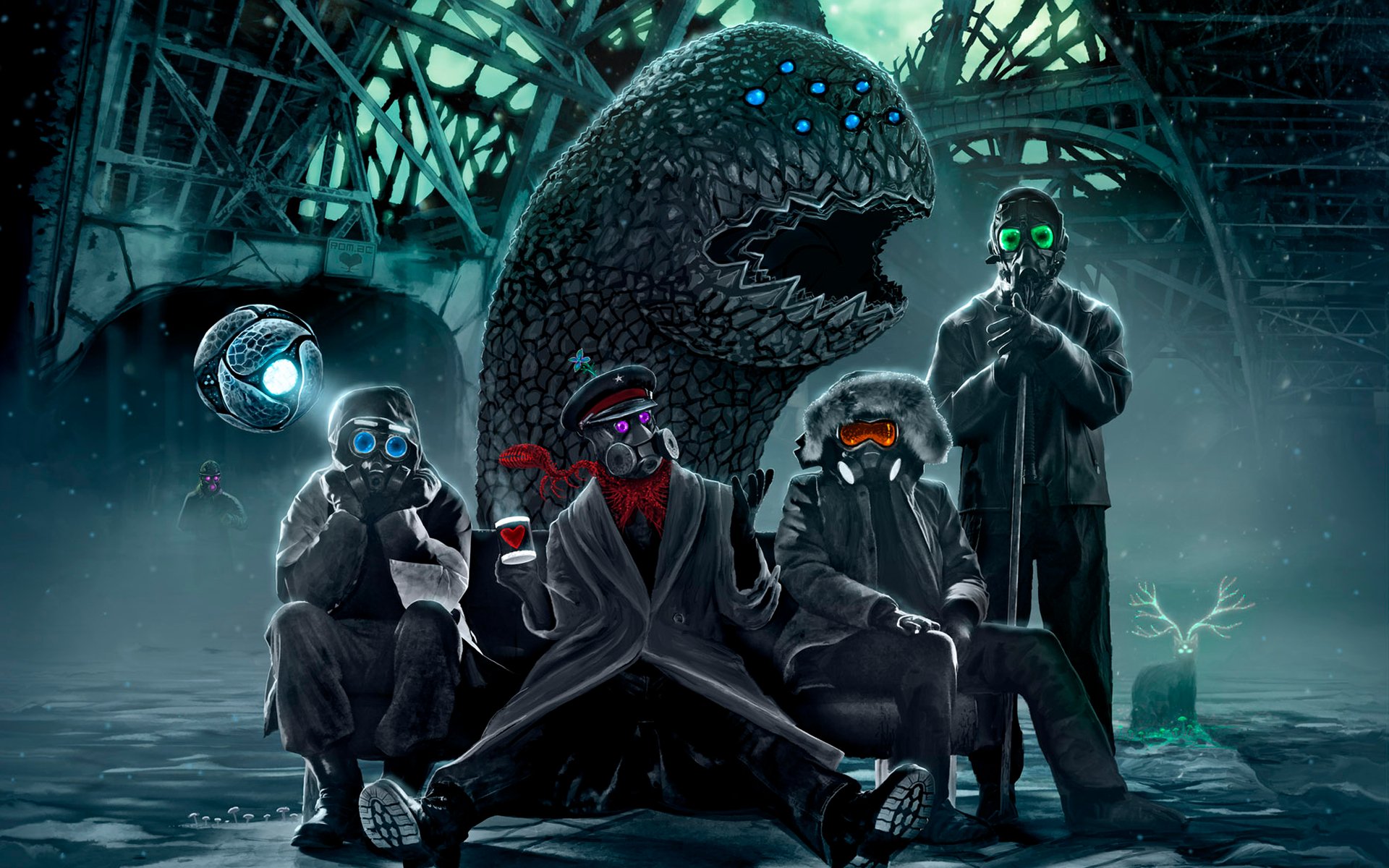 Download Comic Romantically Apocalyptic HD Wallpaper by Vitaly S. Alexius