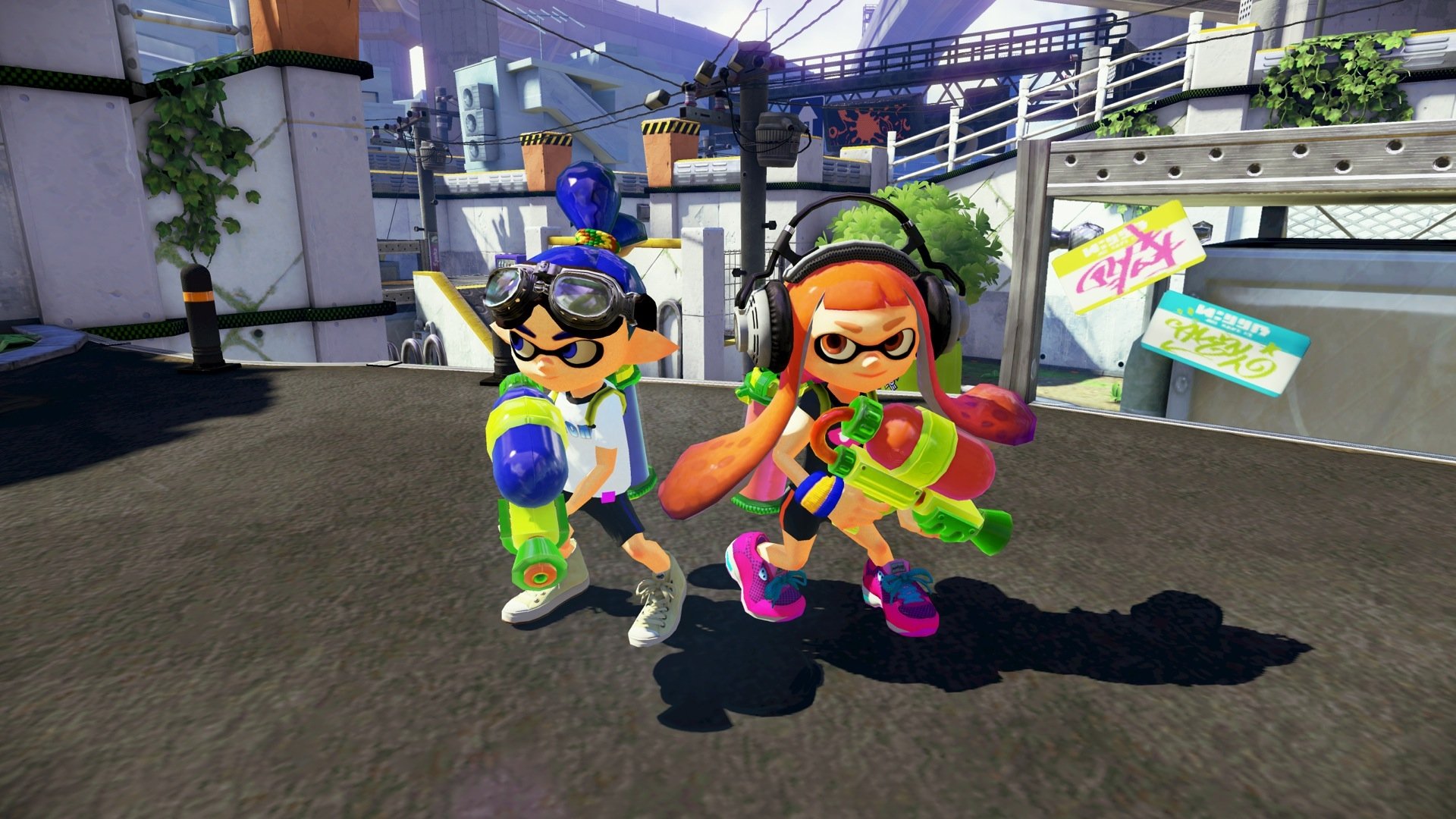 Splatoon Action-Packed HD Wallpaper