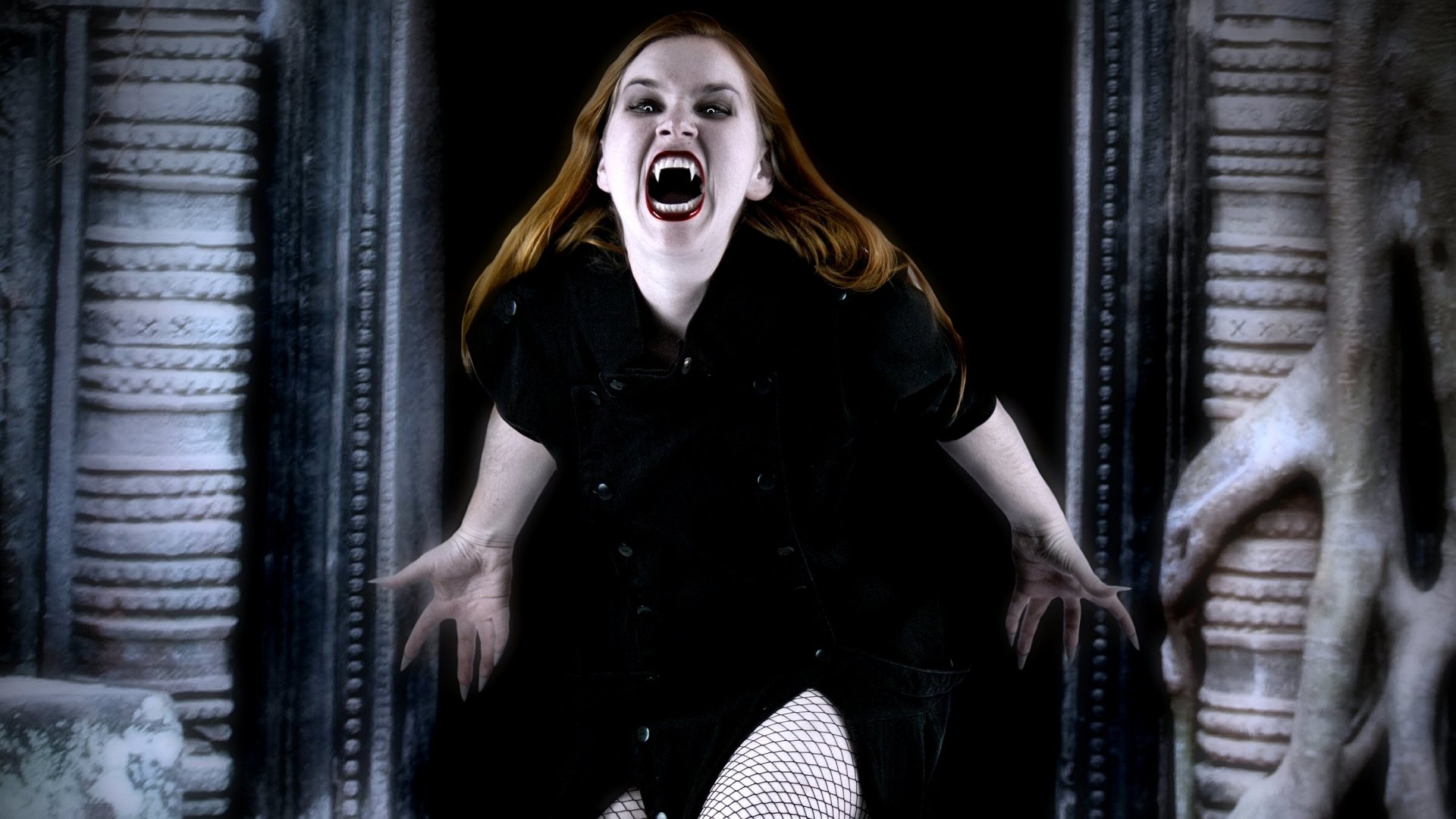 Dark Vampire Queen: HD Horror Wallpaper | 3000x1688 | Wallpaper Abyss