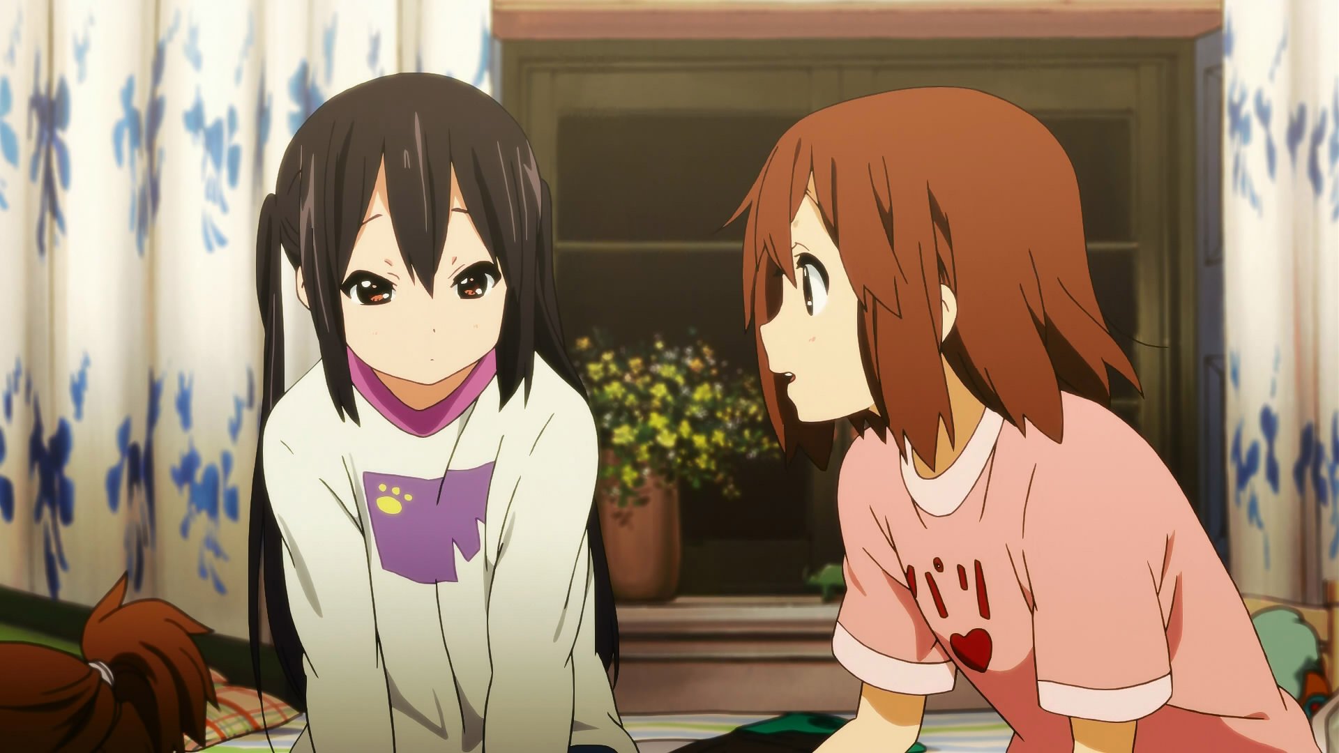 K-ON! Cozy Night — Yui Hirasawa & Azusa Nakano HD Wallpaper | 1920x1080 ...