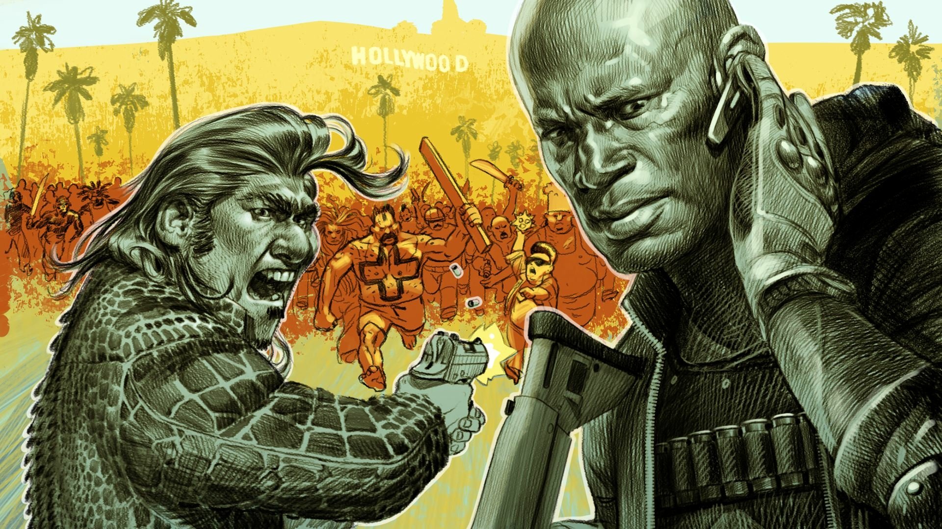 Download Video Game Blue Estate HD Wallpaper