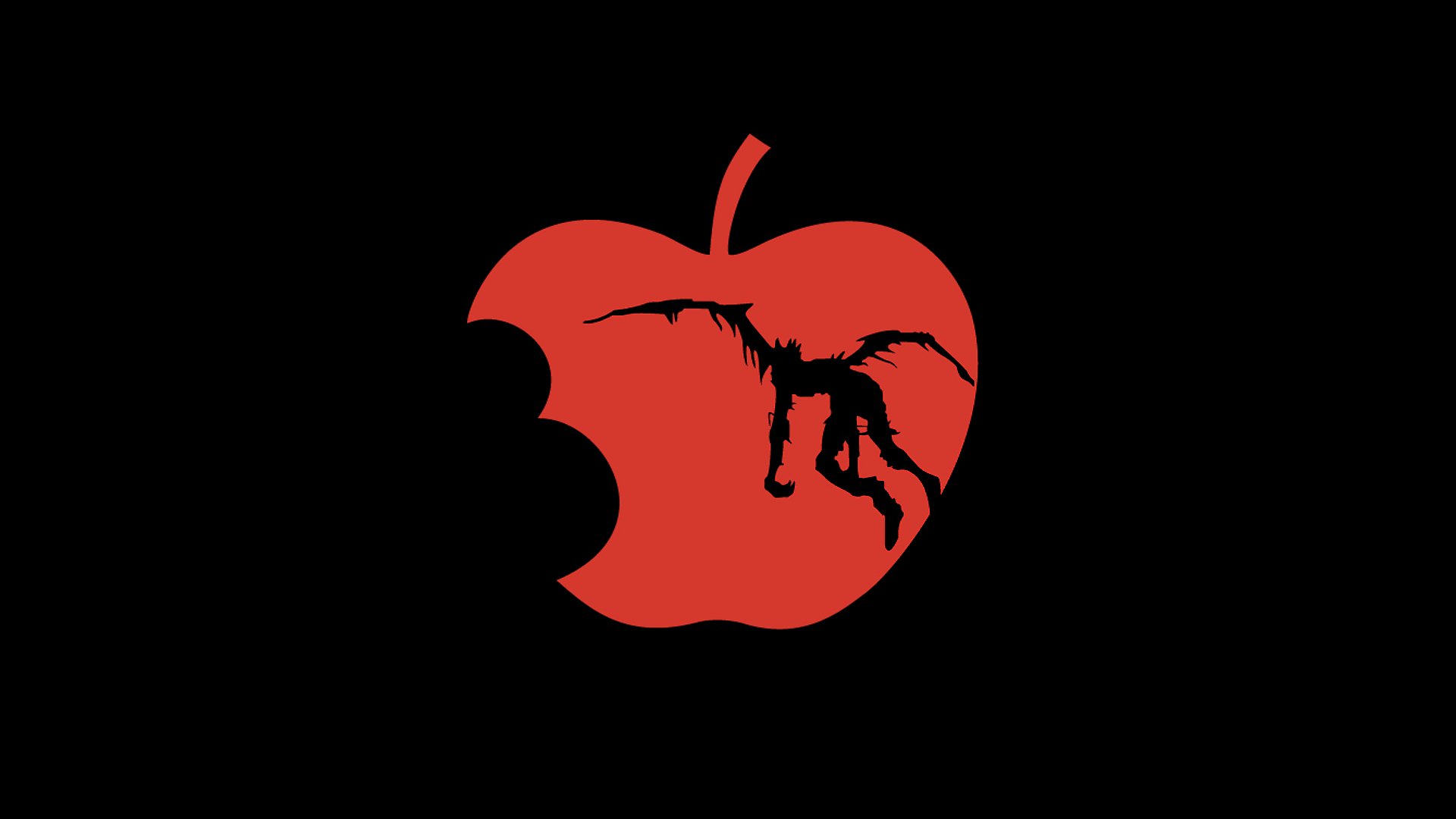 Death Note Anime — Crimson Apple & Ryuk HD Wallpaper | 1920x1080 ...