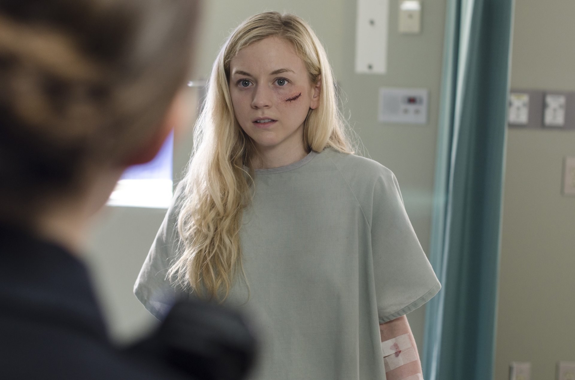 The Walking Dead HD Wallpaper: Intense Hospital Scene | 3600x2384 ...