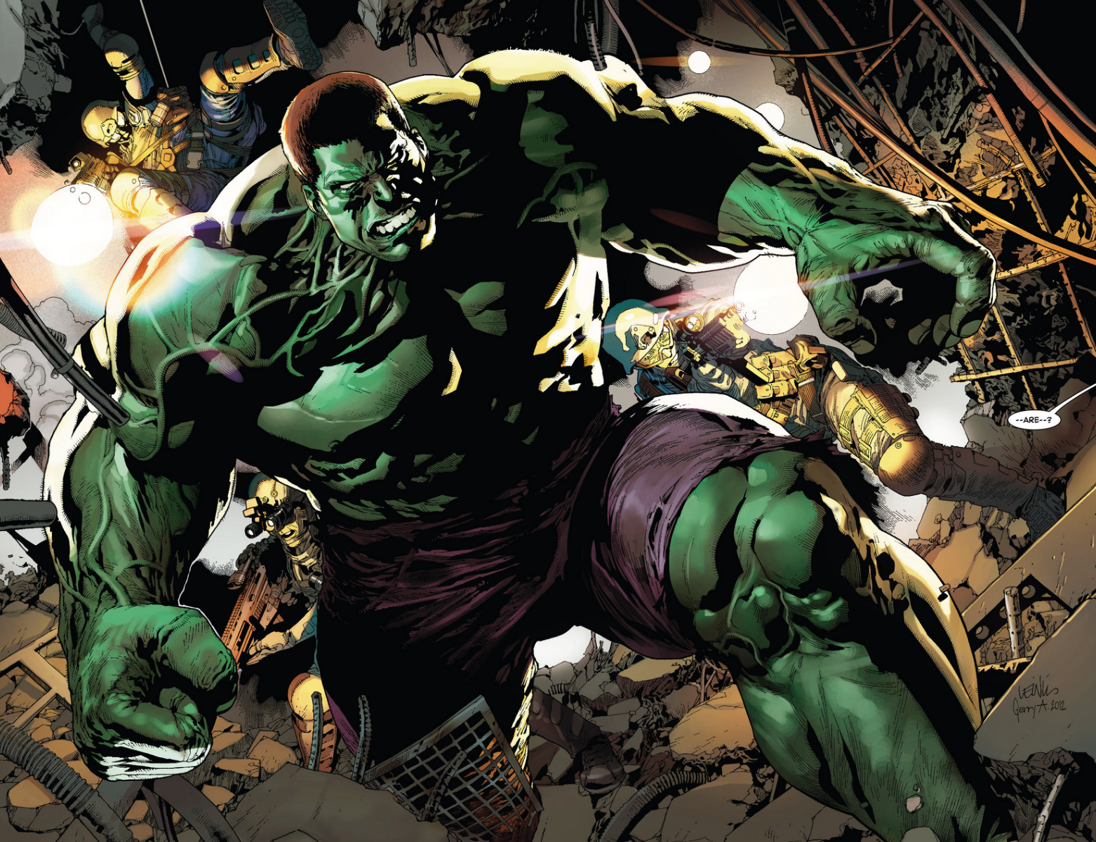 Hulk Unleashed: Epic Comic HD Wallpaper