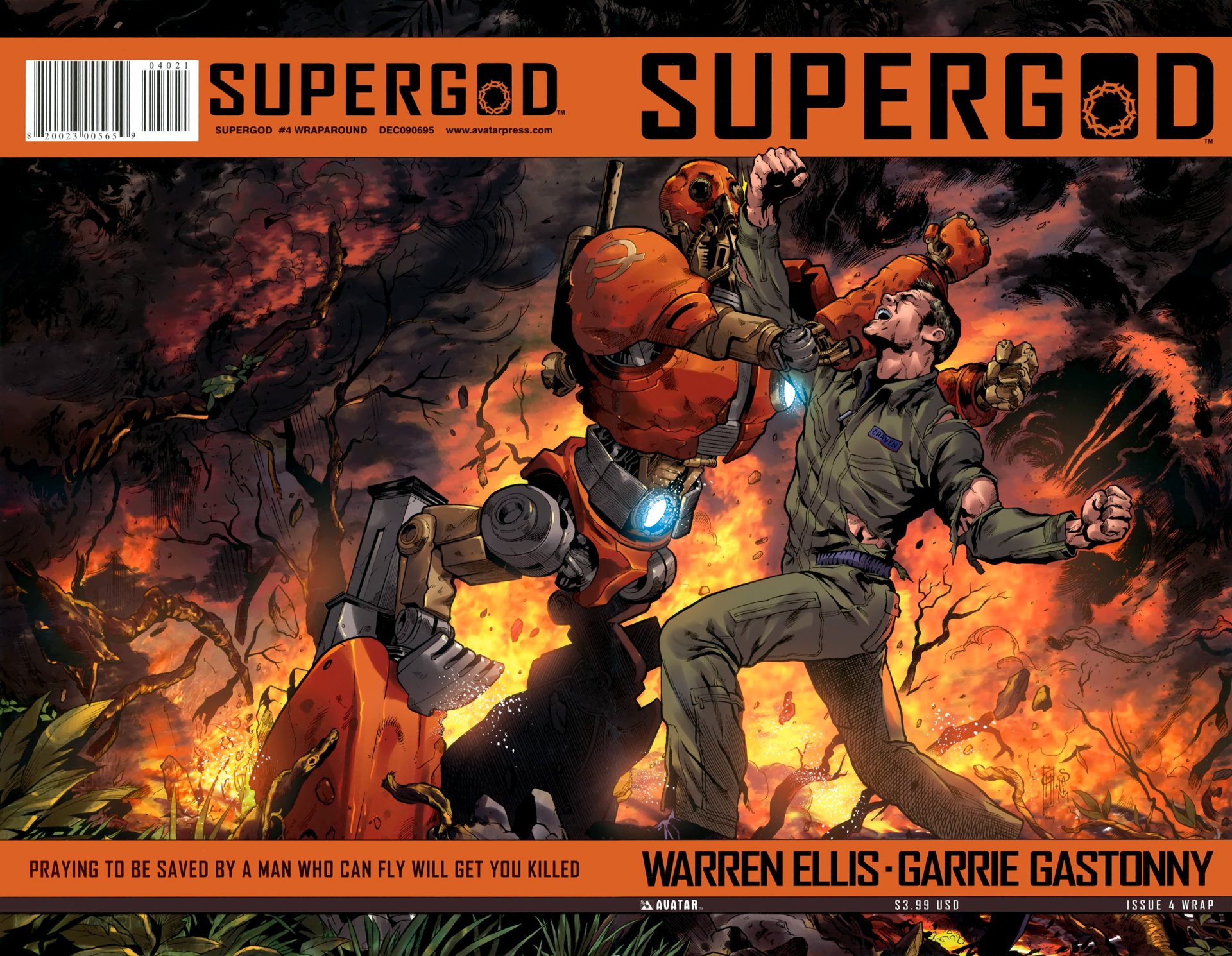 Download Comic Supergod HD Wallpaper