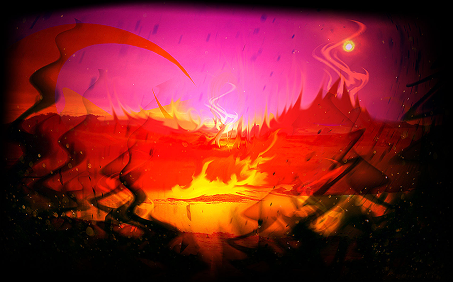 Video Game Desert Ashes HD Wallpaper