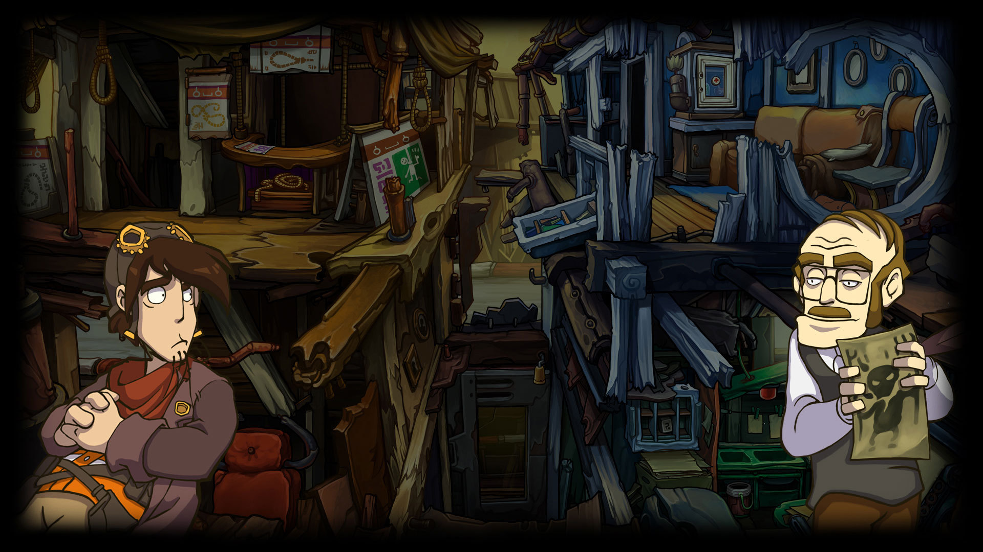 Download Video Game Goodbye Deponia HD Wallpaper