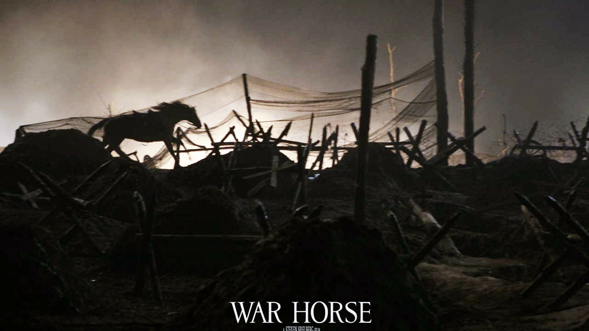 Epic War Horse Movie HD Wallpaper: A Brave Journey Through Battlefields