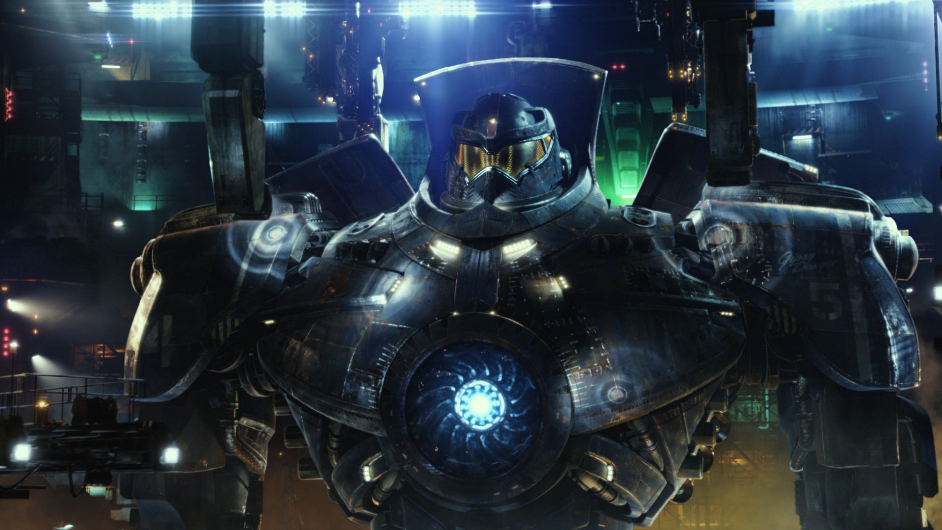 Epic Pacific Rim HD Wallpaper: Giant Mech Ready for Battle