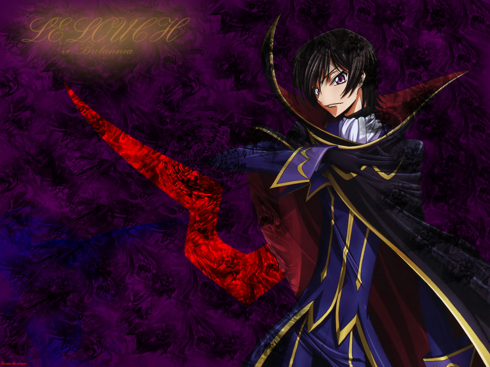Download Lelouch Lamperouge Anime Code Geass Wallpaper