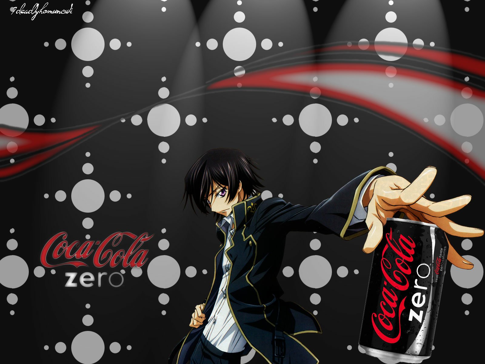 Lelouch Lamperouge Code Geass HD Wallpaper – Coca-Cola Zero Edition ...