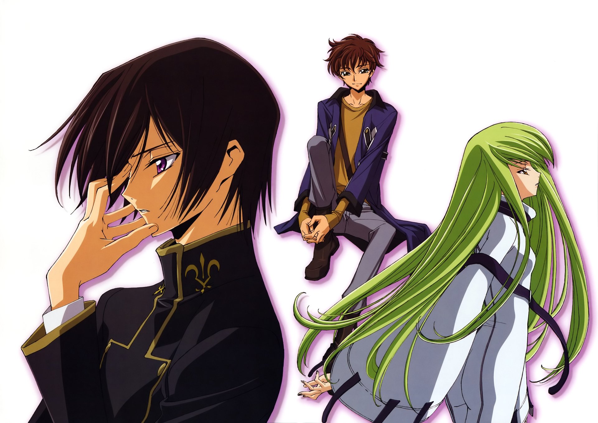 Download Suzaku Kururugi Lelouch Lamperouge C.C. (Code Geass) Anime ...
