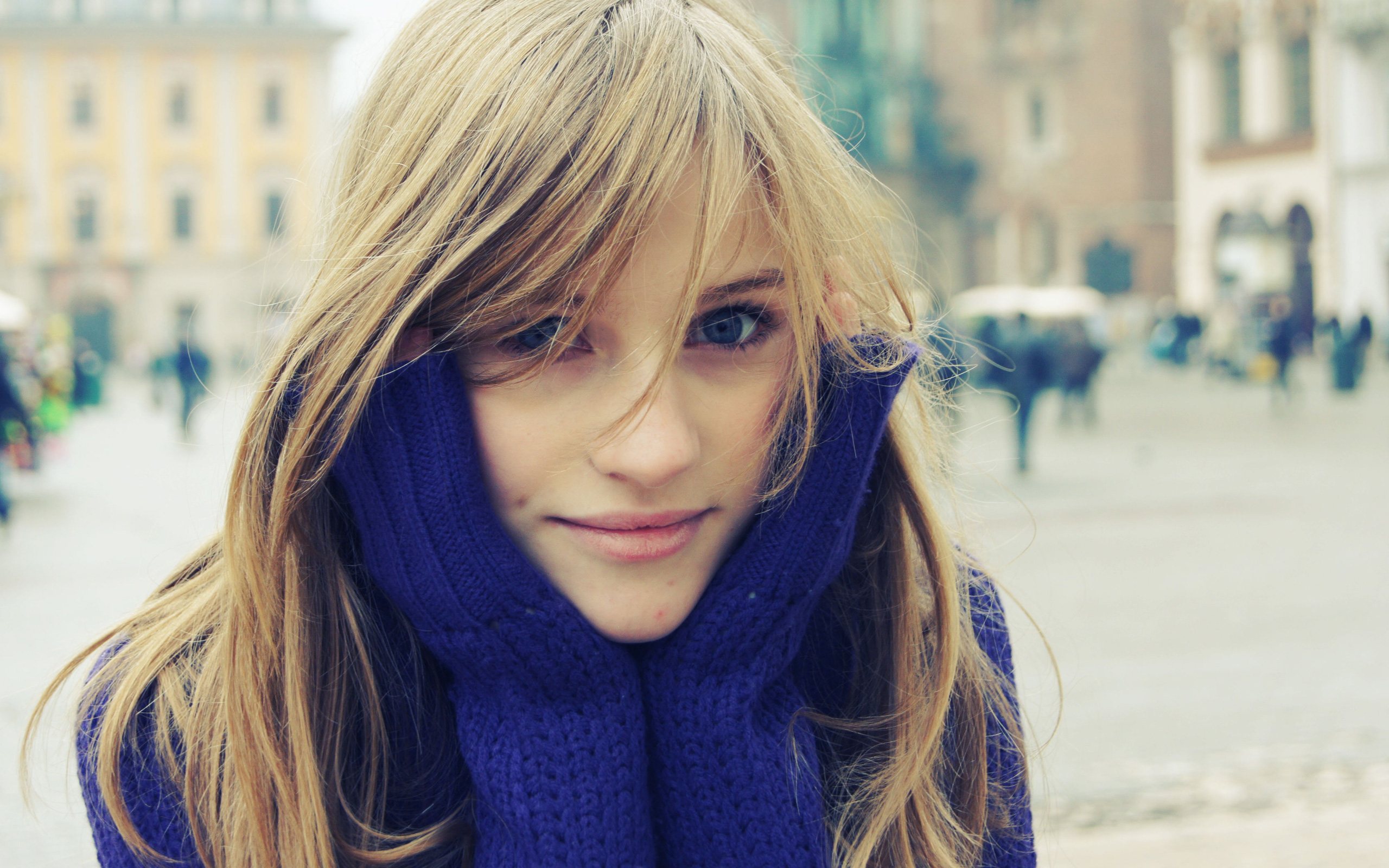 Radiant Woman’s Face - HD Wallpaper