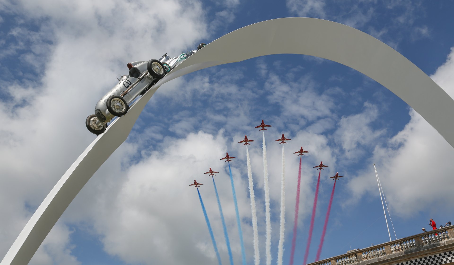 Red Arrows meet Silver Arrows