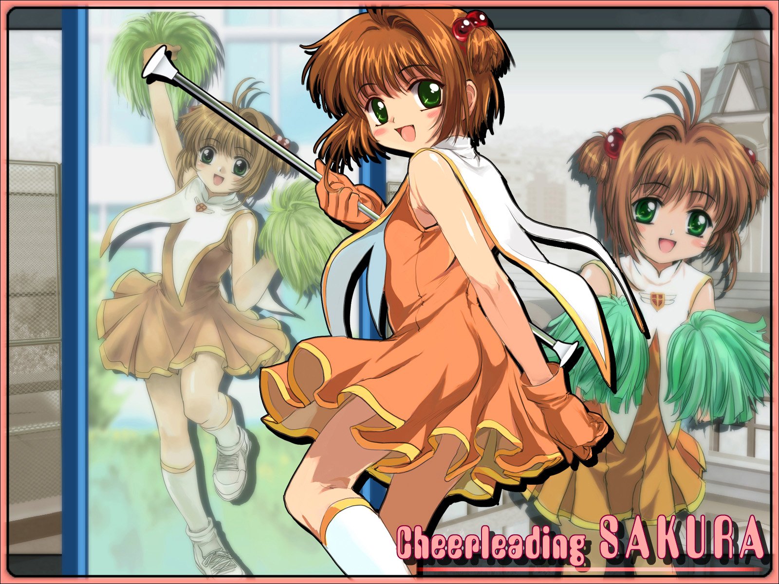 Cardcaptor Sakura HD Anime Wallpaper: Magical Cheerleader Charm ...