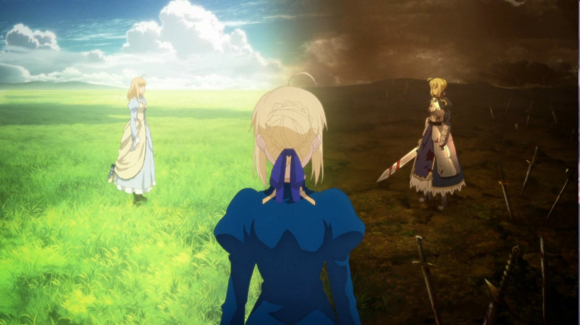 Fate/Stay Night: Saber HD Wallpaper Showdown | 1926x1080 | Wallpaper Abyss