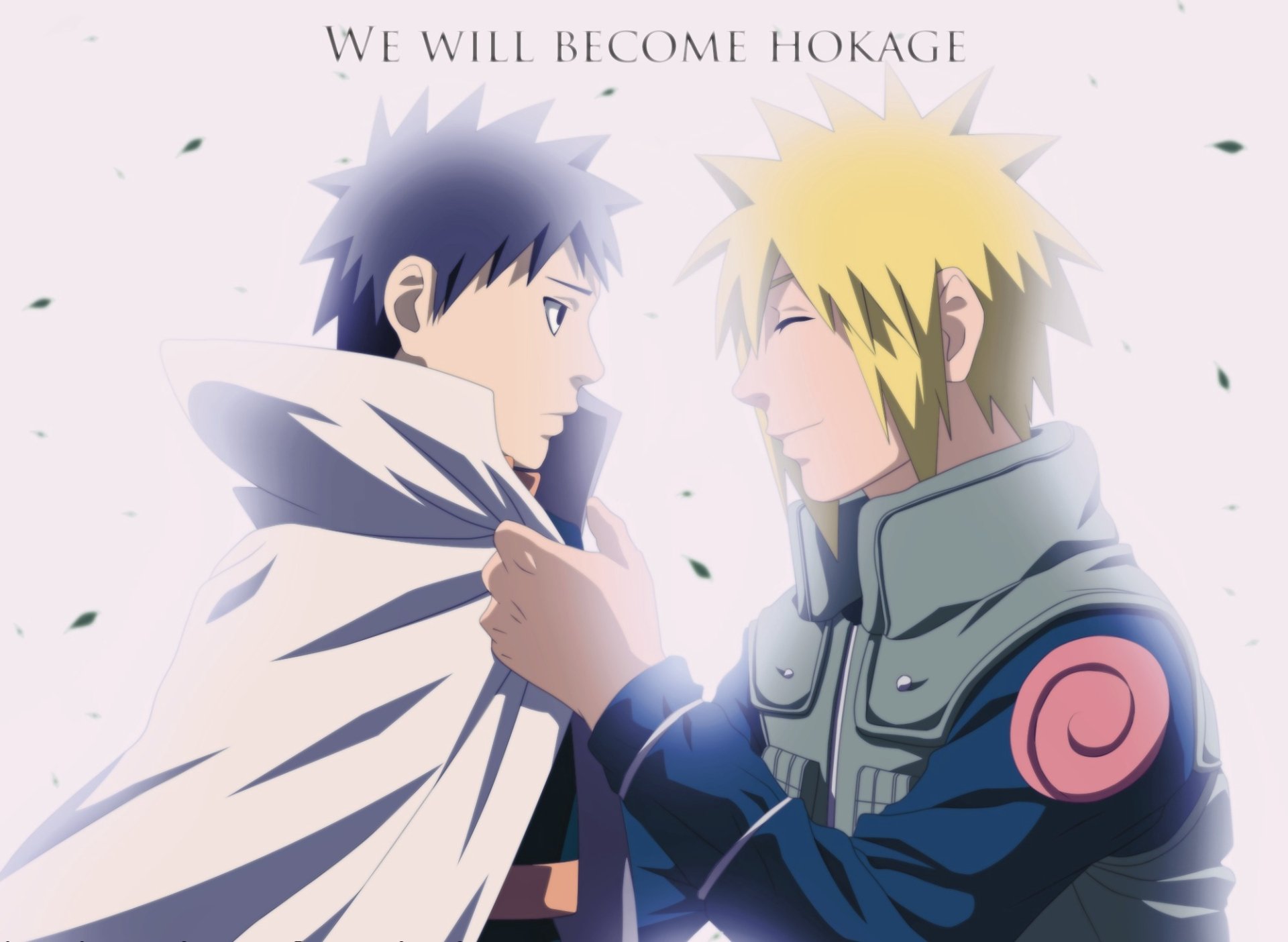 Emotional Bond: Minato & Obito HD Wallpaper from Naruto