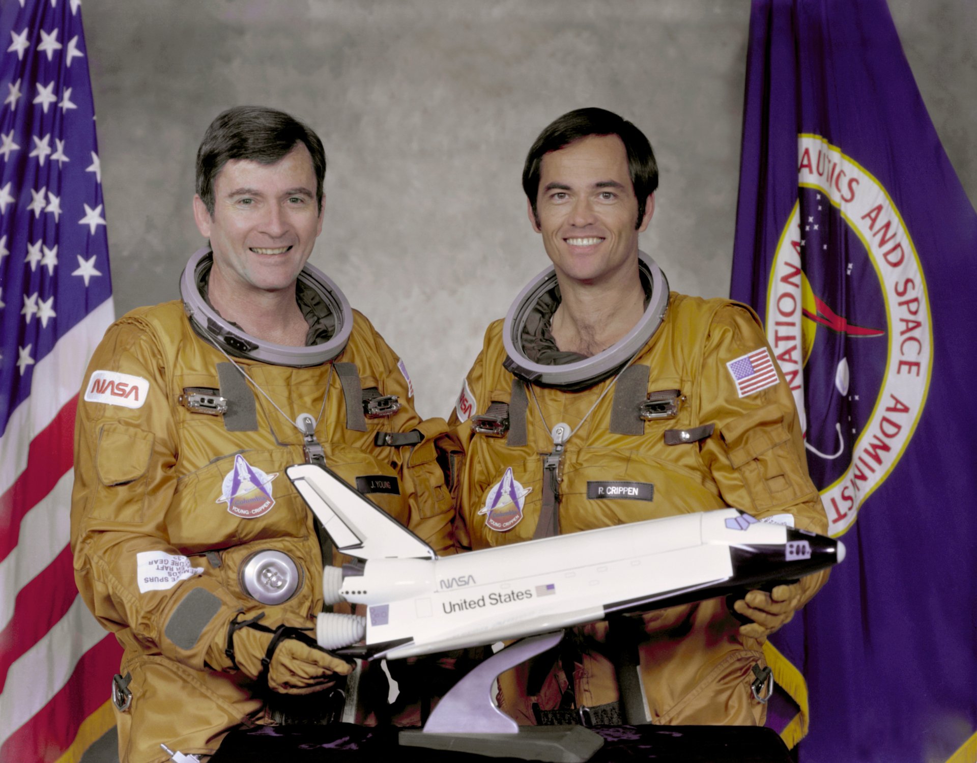 NASA Astronauts with Space Shuttle: HD Iconic Exploration Portrait