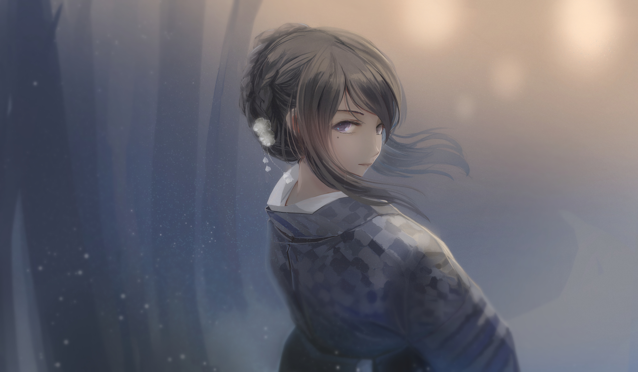Enchanting Anime HD Wallpaper: A Glimpse of Original Artistry by 一筆
