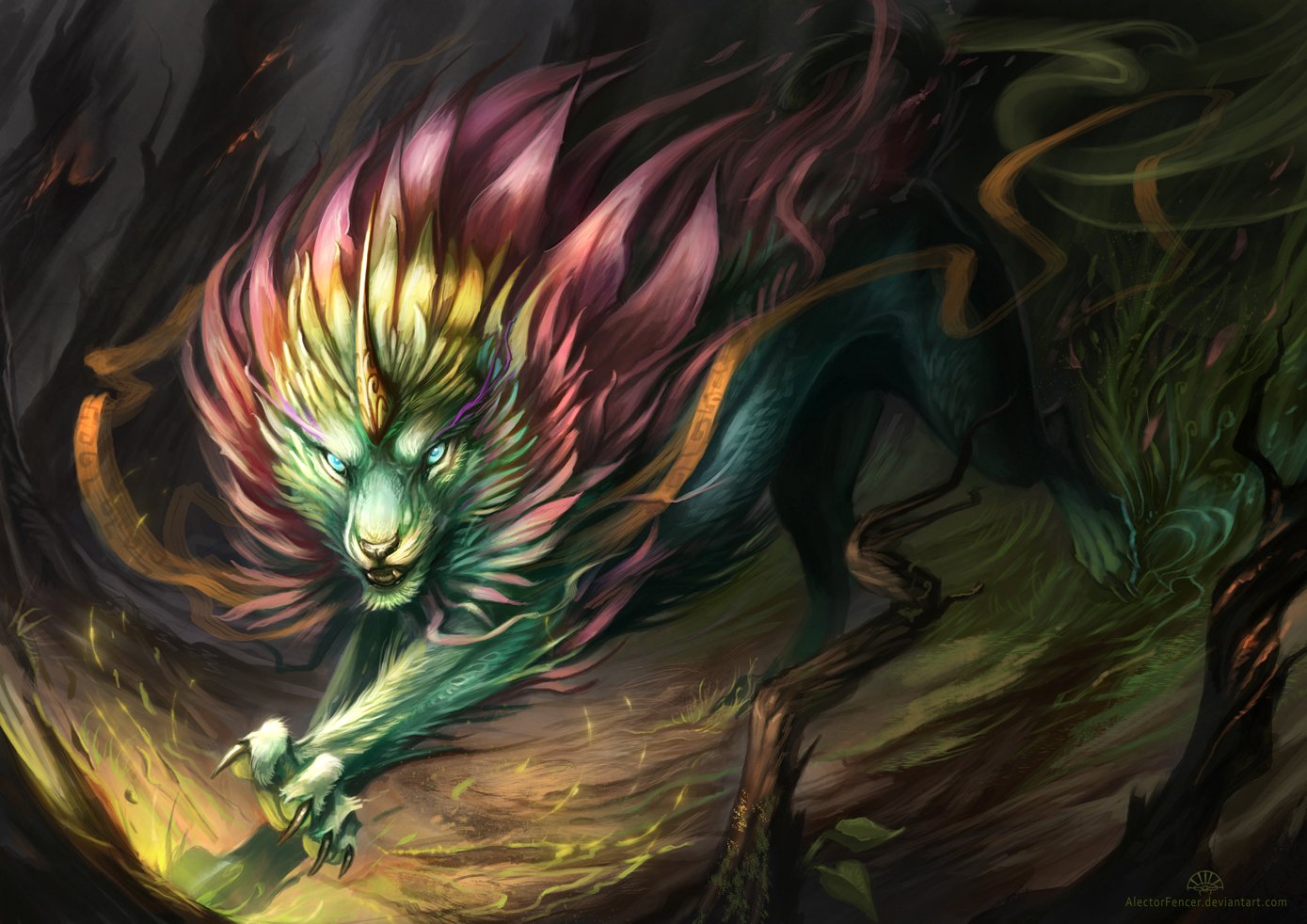 Download Fantasy Creature Wallpaper by AlectorFencer