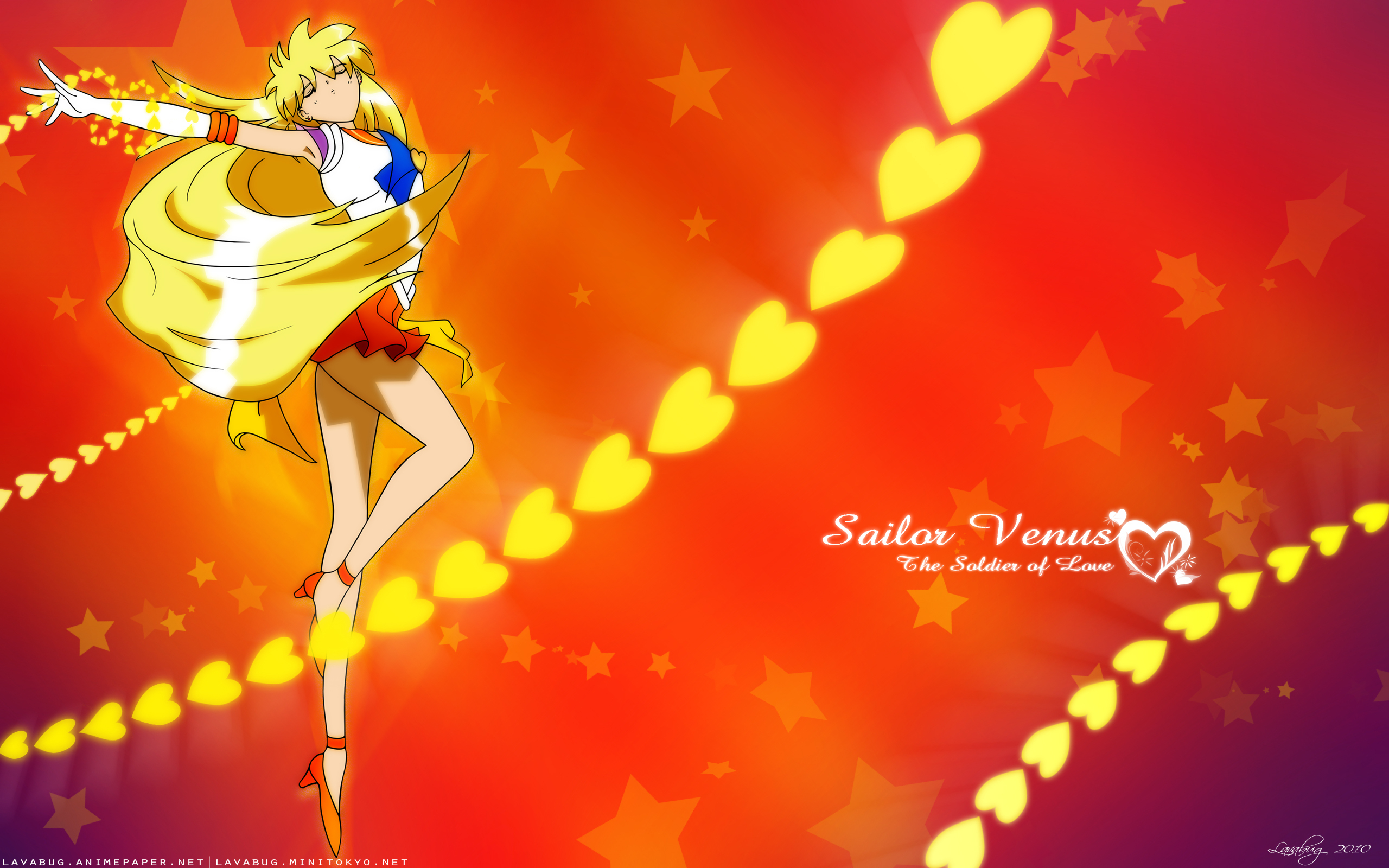 Sailor Venus Radiance: Stunning HD Anime Wallpaper
