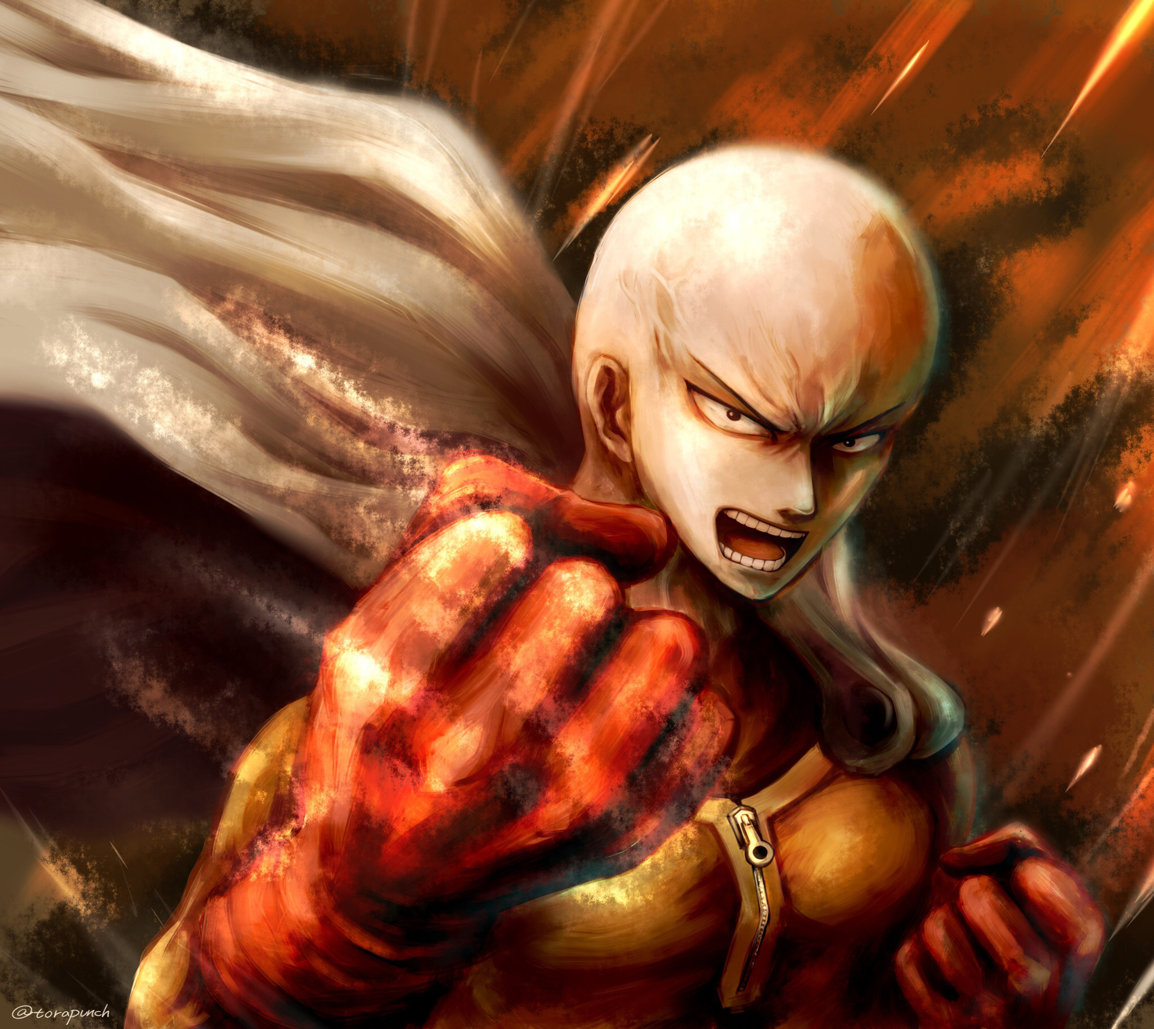 Download Saitama (One-Punch Man) Anime One-Punch Man HD Wallpaper by ...