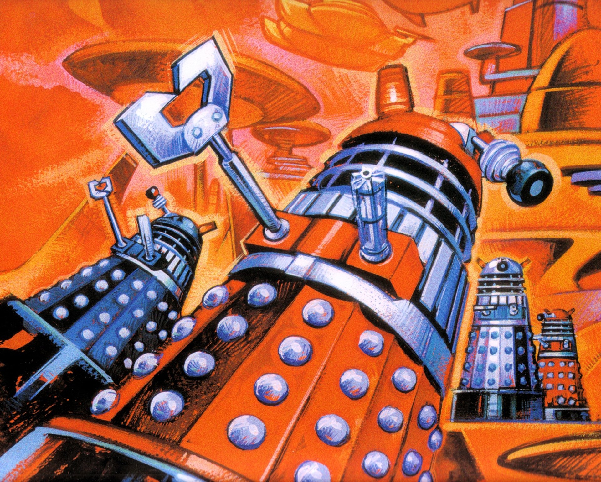 Doctor Who HD Wallpaper: Iconic Daleks from the 2005 Series | 2229x1786 ...