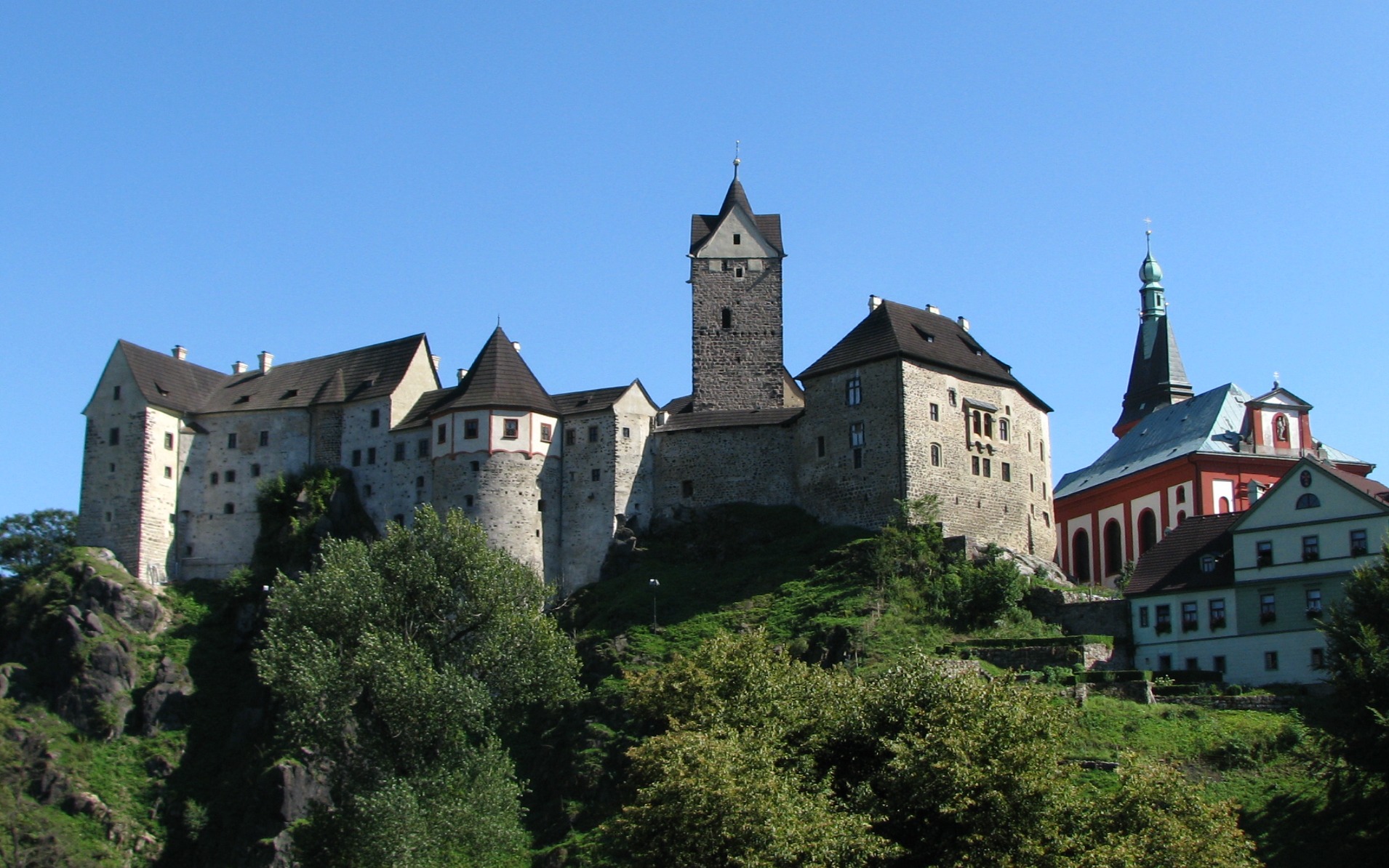 Loket Castle HD Wallpaper | Background Image | 1920x1080