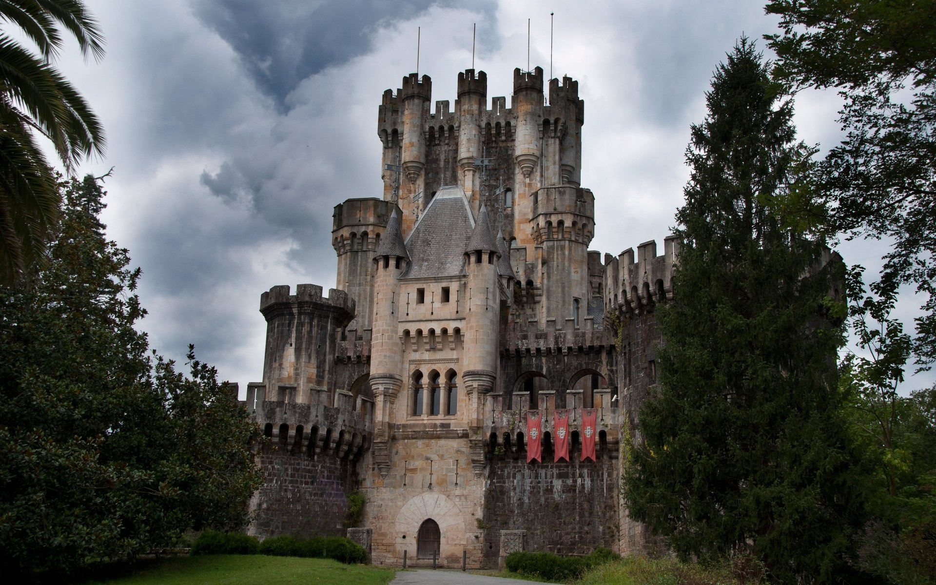 Download Man Made Butron Castle HD Wallpaper