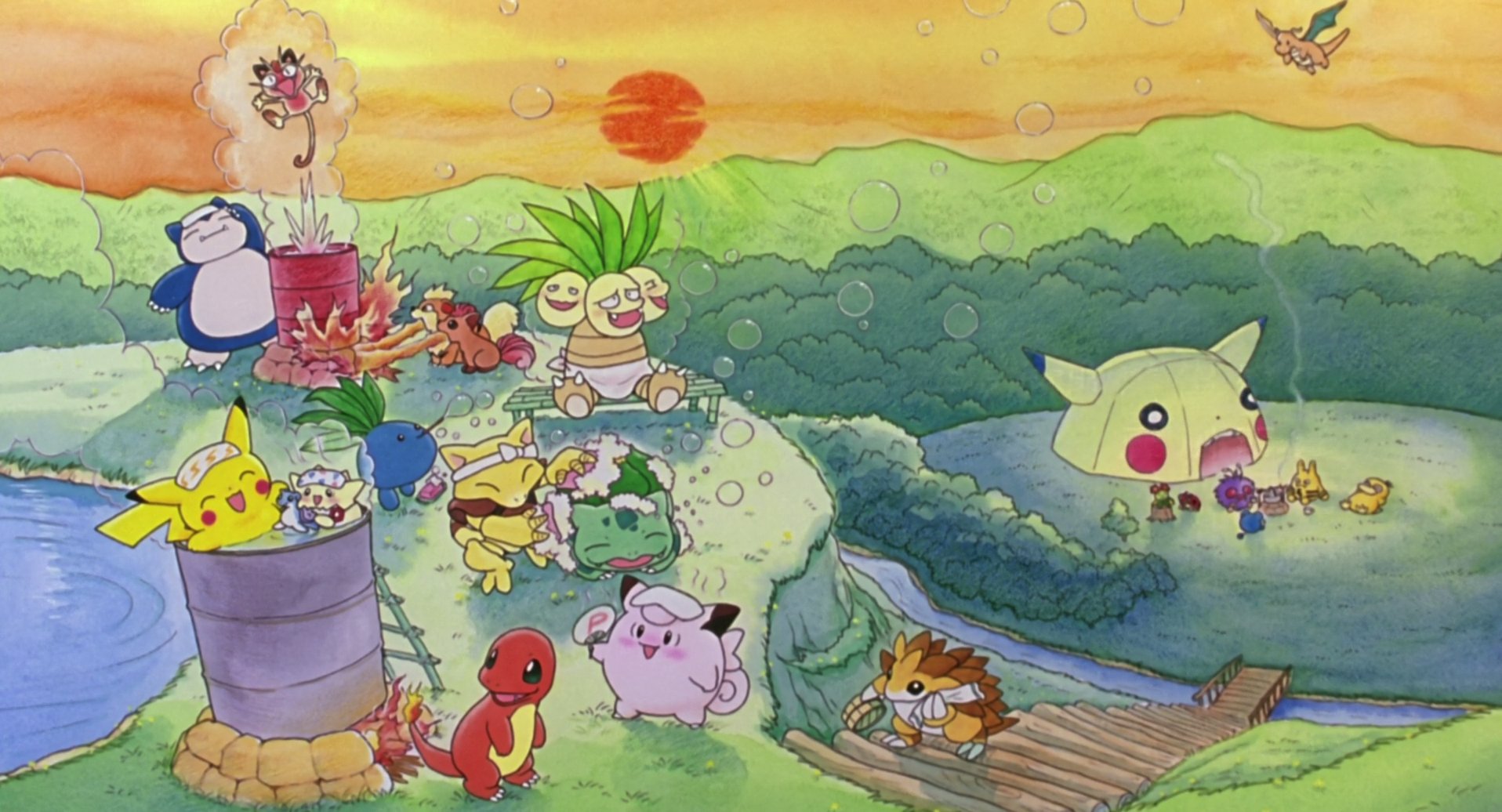 Pokémon Anime Adventure: Vibrant HD Wallpaper Scene