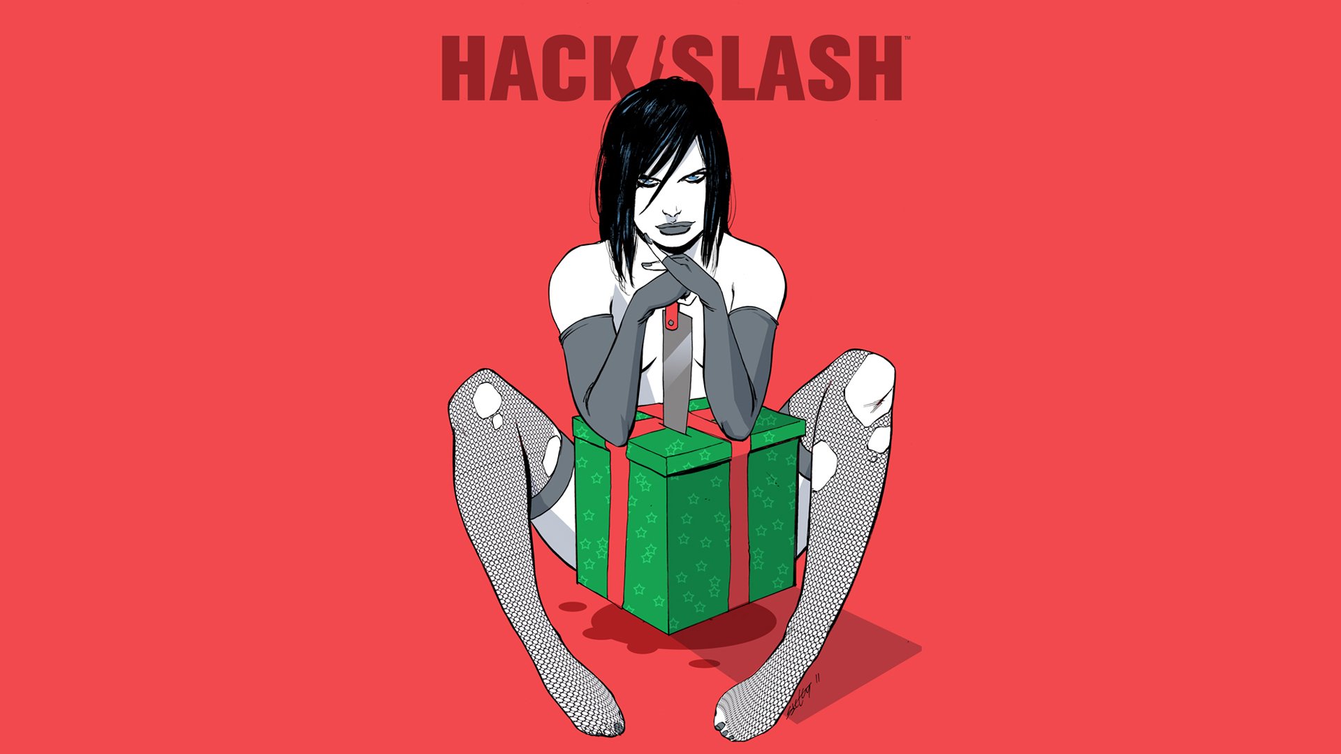 Hack Slash Black Wallpaper Comics