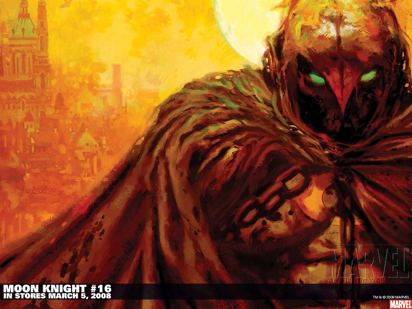 Moon Knight HD Comic Wallpaper – Hero in the Shadows