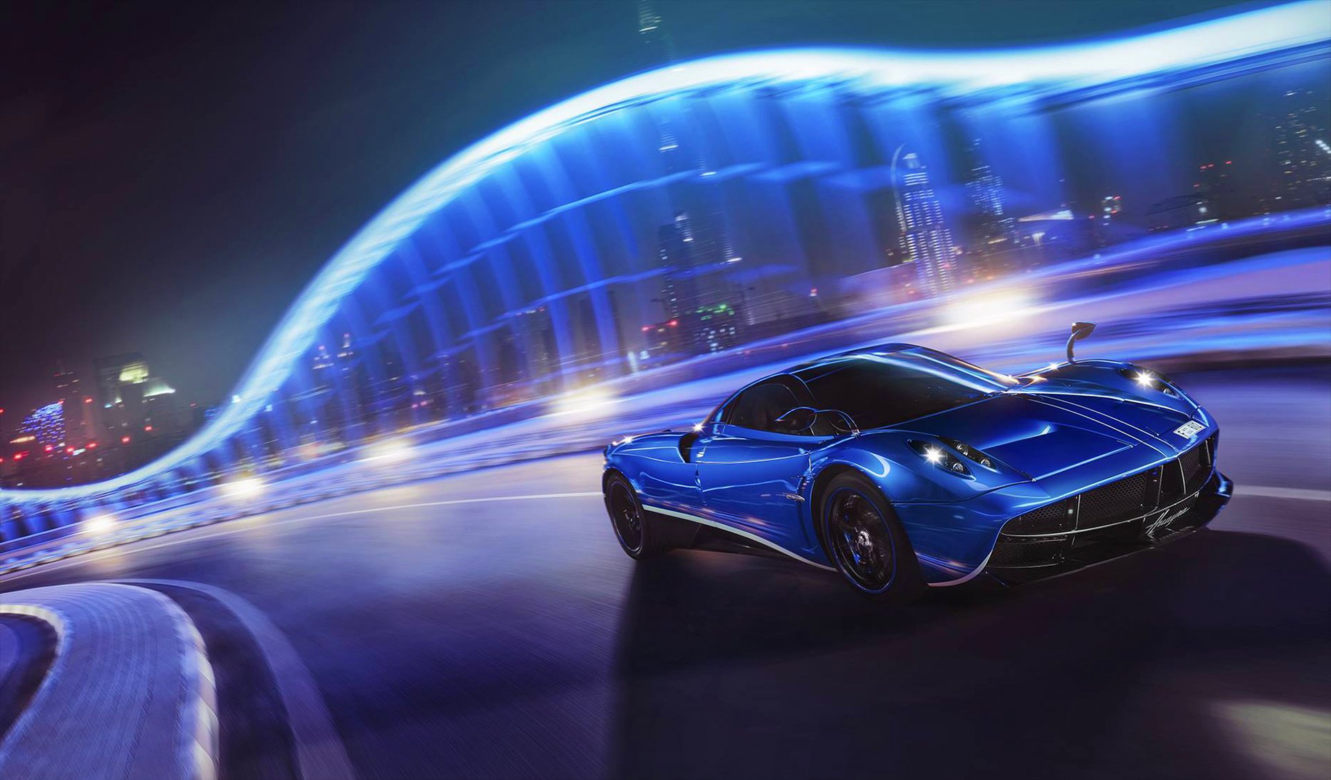 Pagani Huayra HD Wallpaper: Unleashing Supercar Elegance on the Streets