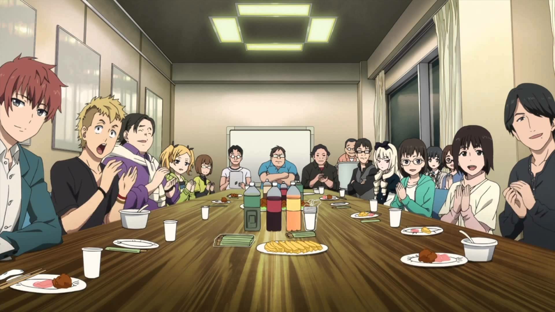 Shirobako Anime Wallpaper - Team Meeting Scene HD