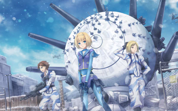 Heavy Object HD Wallpaper: Havia, Quenser & Milinda in Action by ...