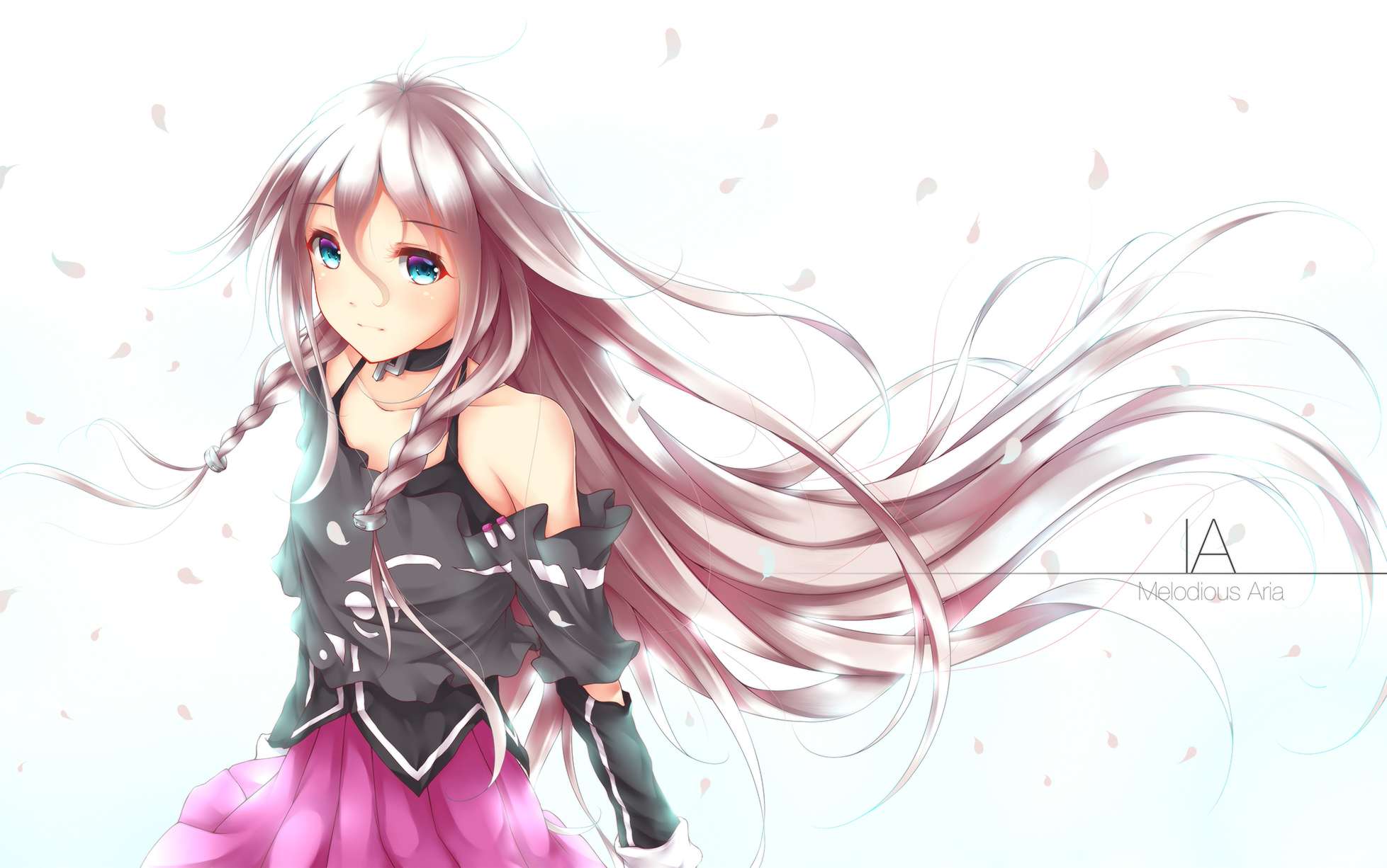 Blushing IA: A Dreamy HD Wallpaper of Serenity