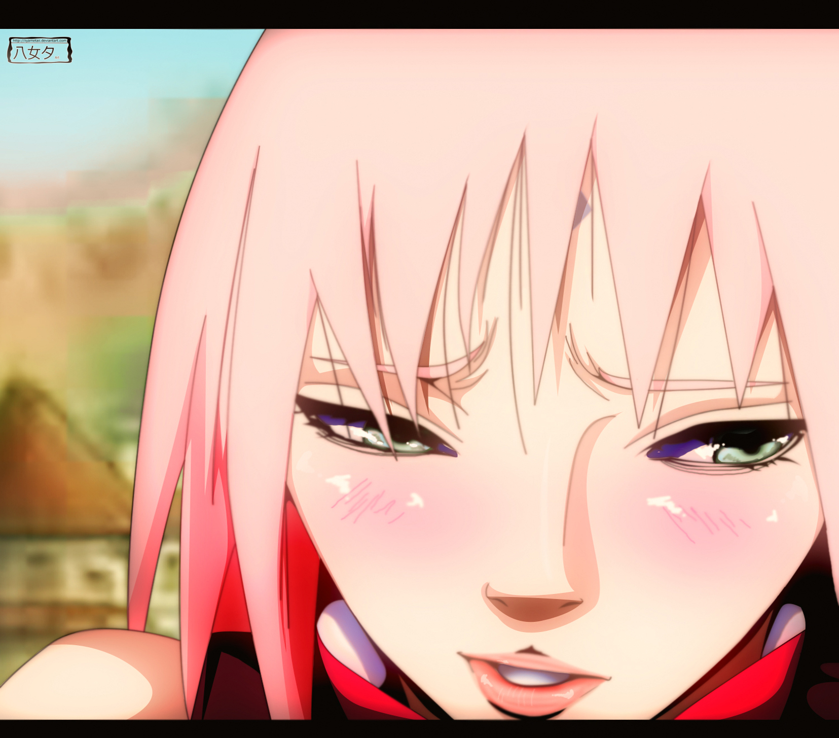 Sakura Haruno HD Wallpaper – Iconic Naruto Anime Moment by Yameta