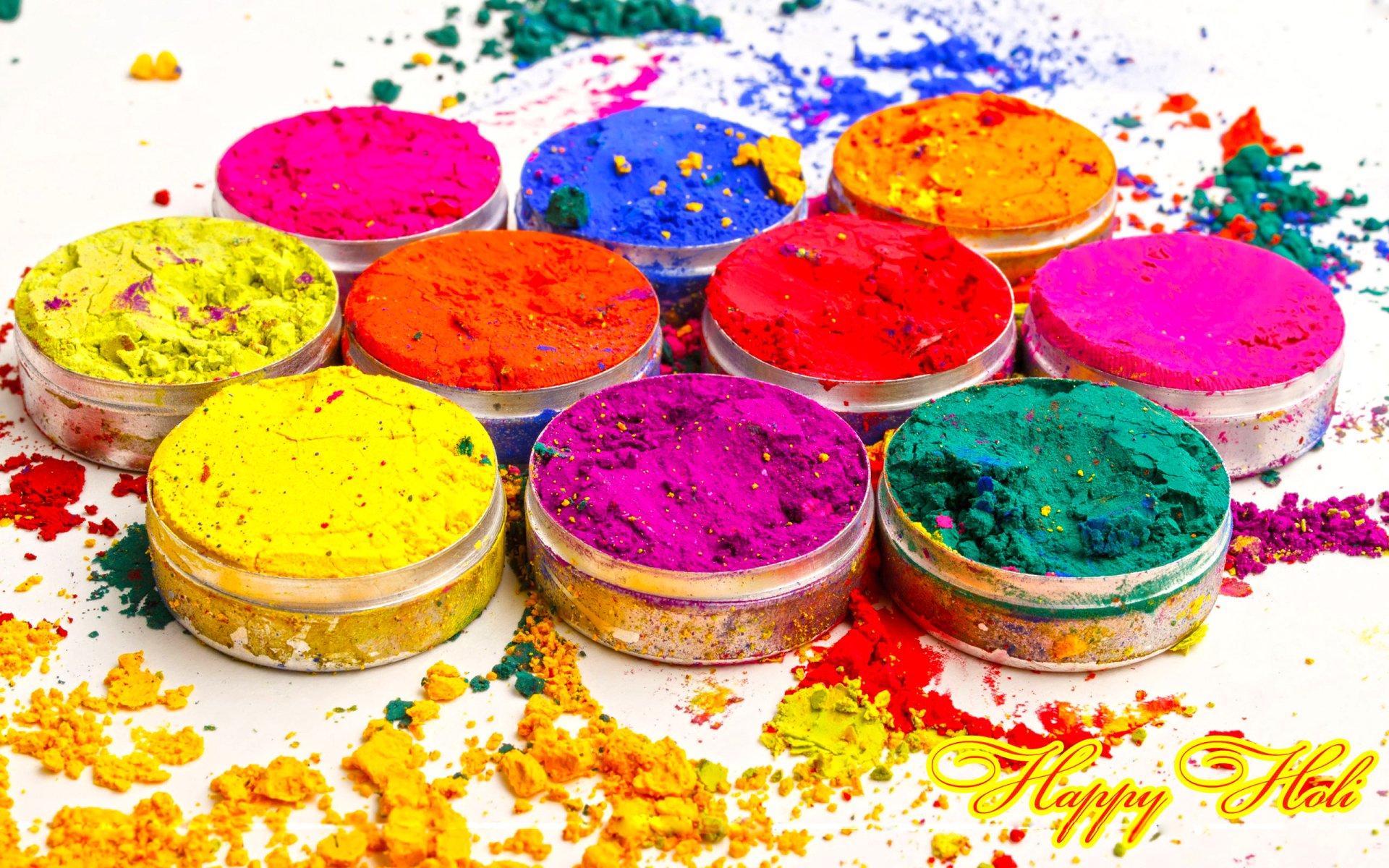 Download Colors Holiday Holi HD Wallpaper
