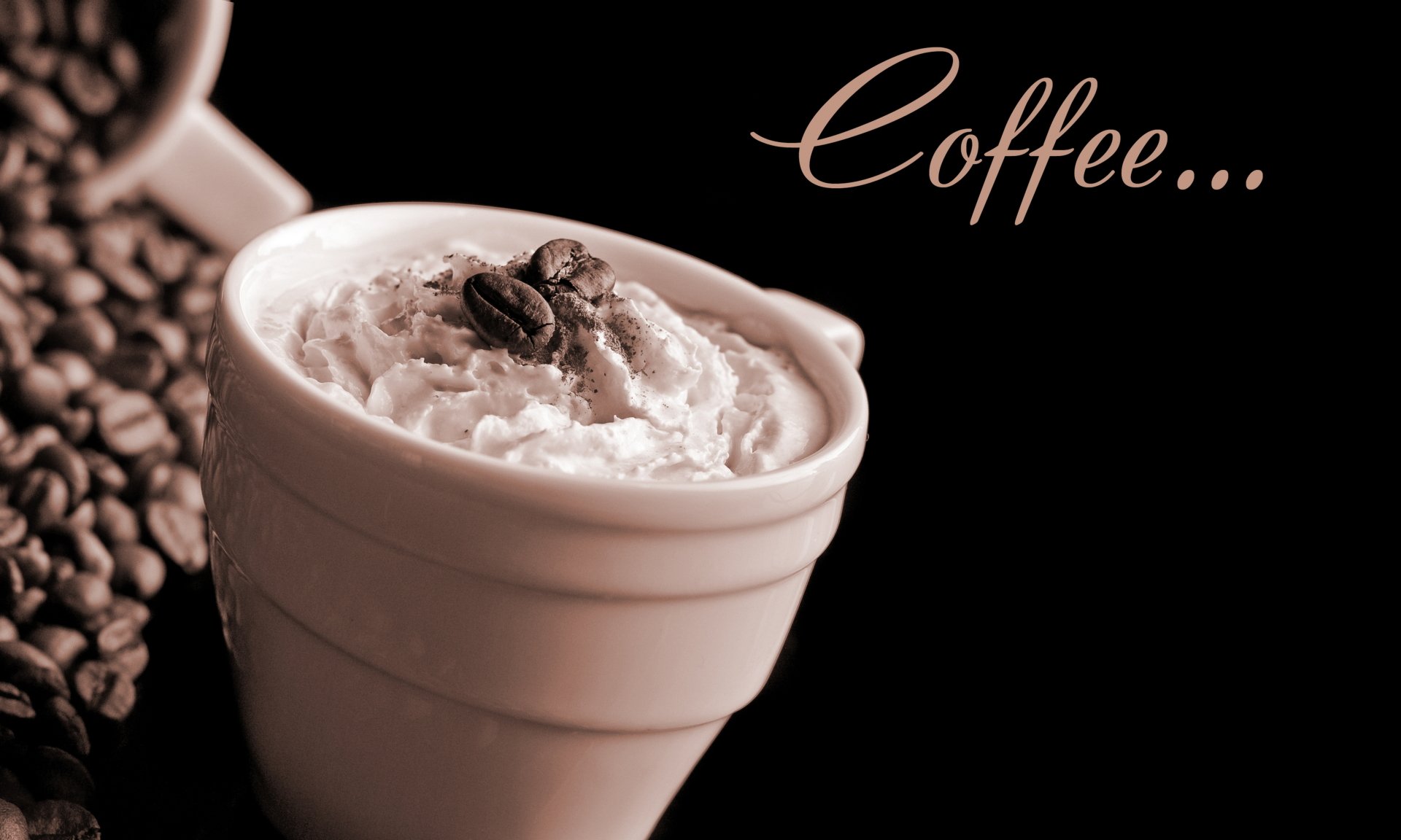 Coffee Bliss: Ultra HD Cup of Freshly Roasted Beans and Creamy Delight ...