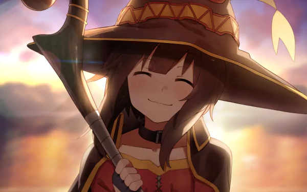 Megumin Explosion Magic HD Wallpaper