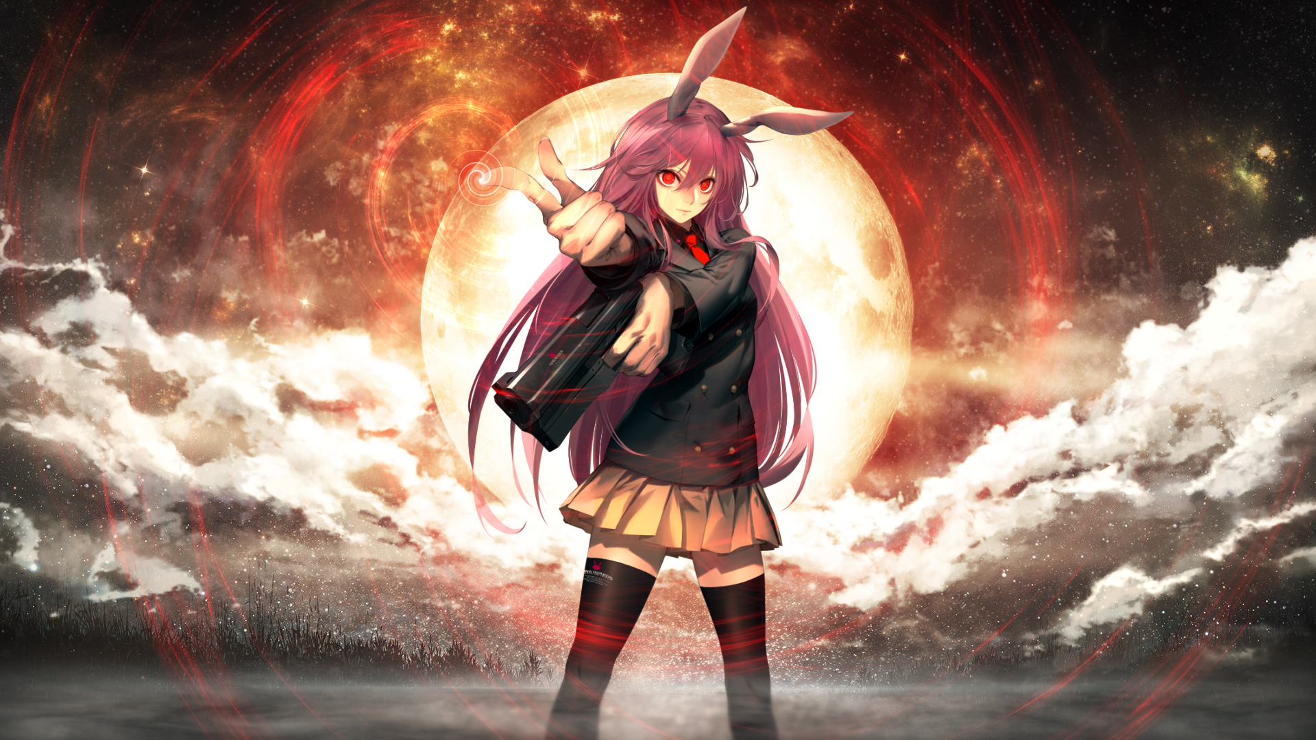 Download Reisen Udongein Inaba Anime Touhou HD Wallpaper by JustRukia