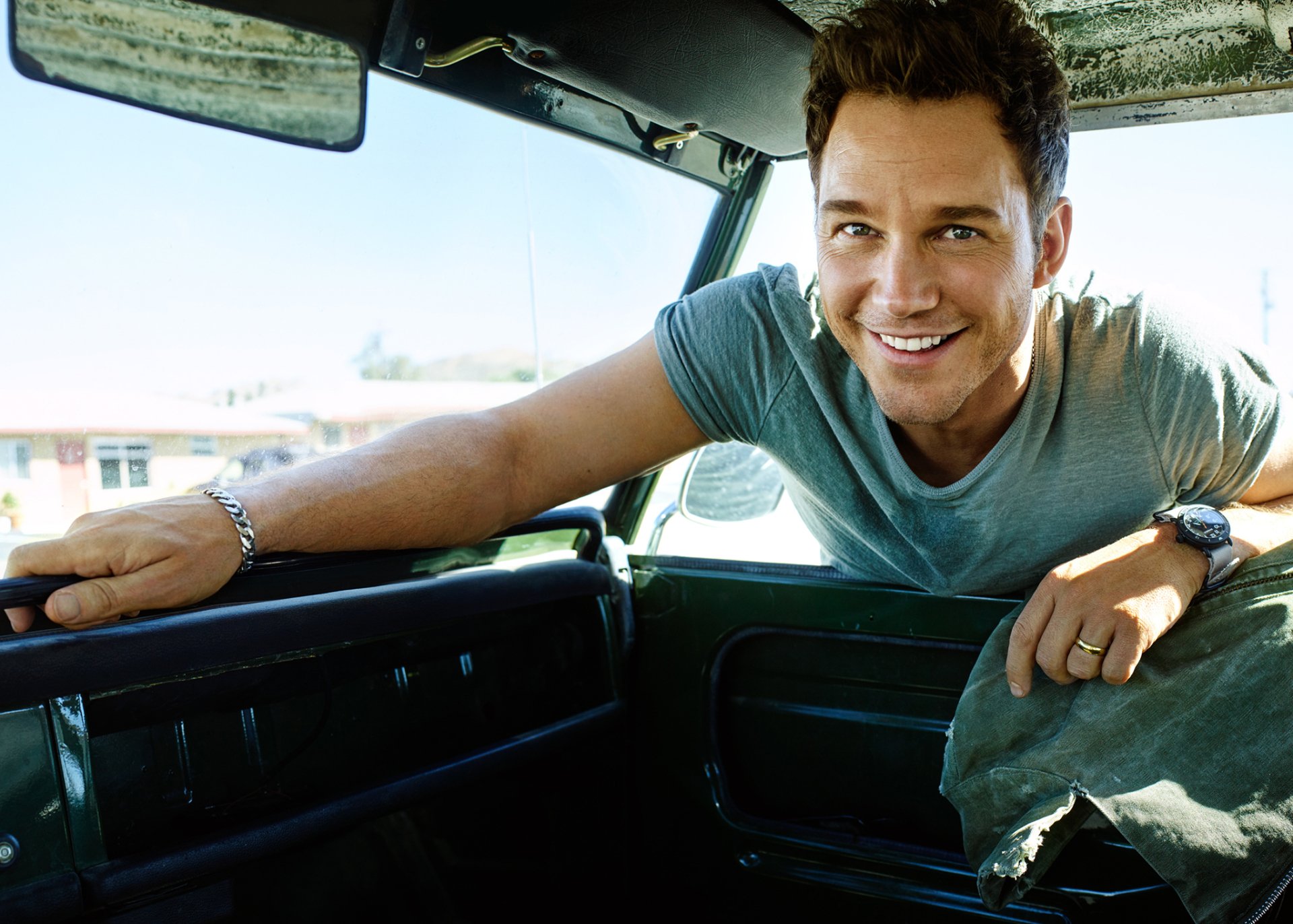 Download Smile American Actor Celebrity Chris Pratt HD Wallpaper