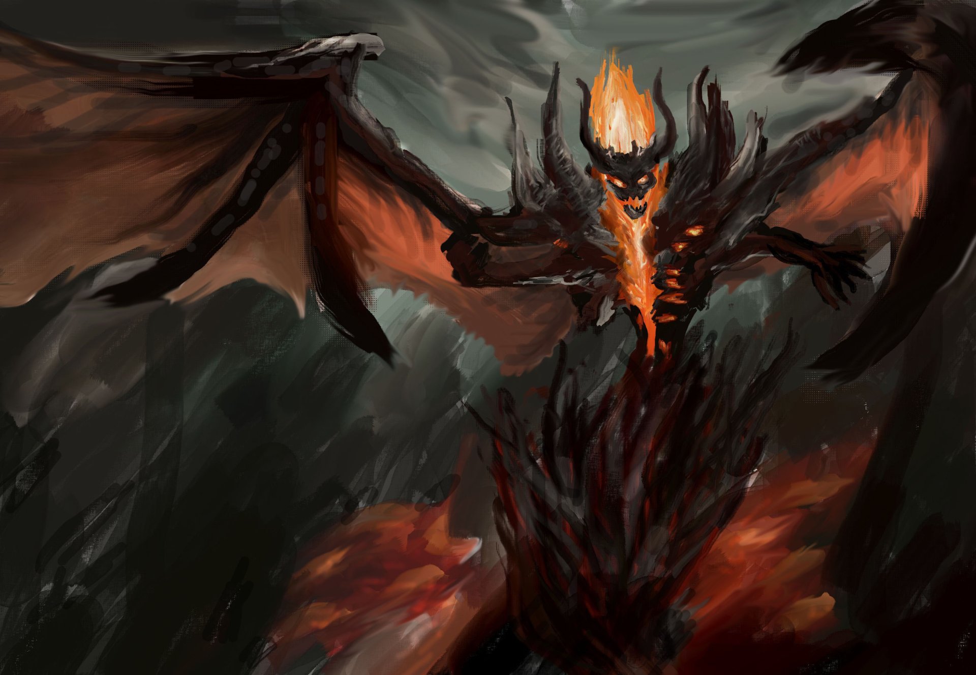 Download Shadow Fiend (DotA 2) Video Game DotA 2 HD Wallpaper